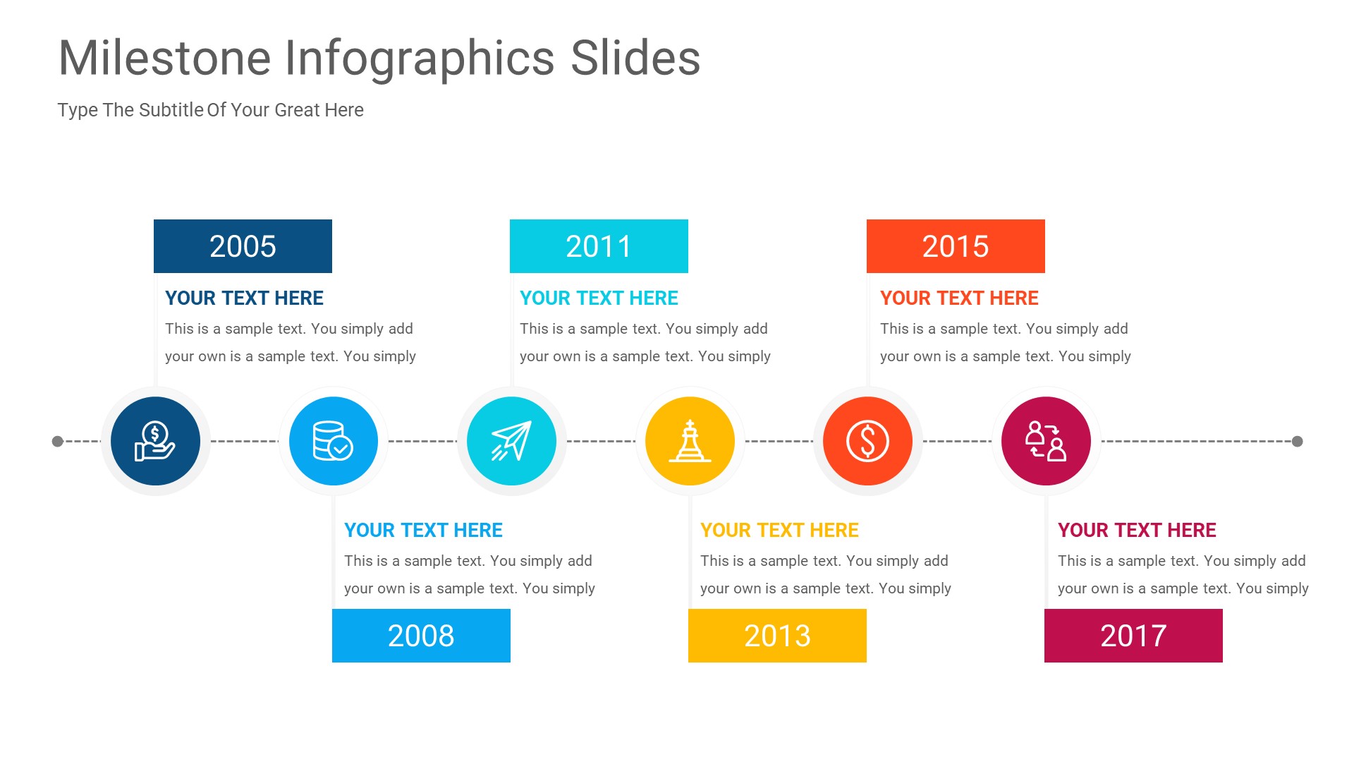 Milestone PowerPoint Infographics, Presentation Templates | GraphicRiver