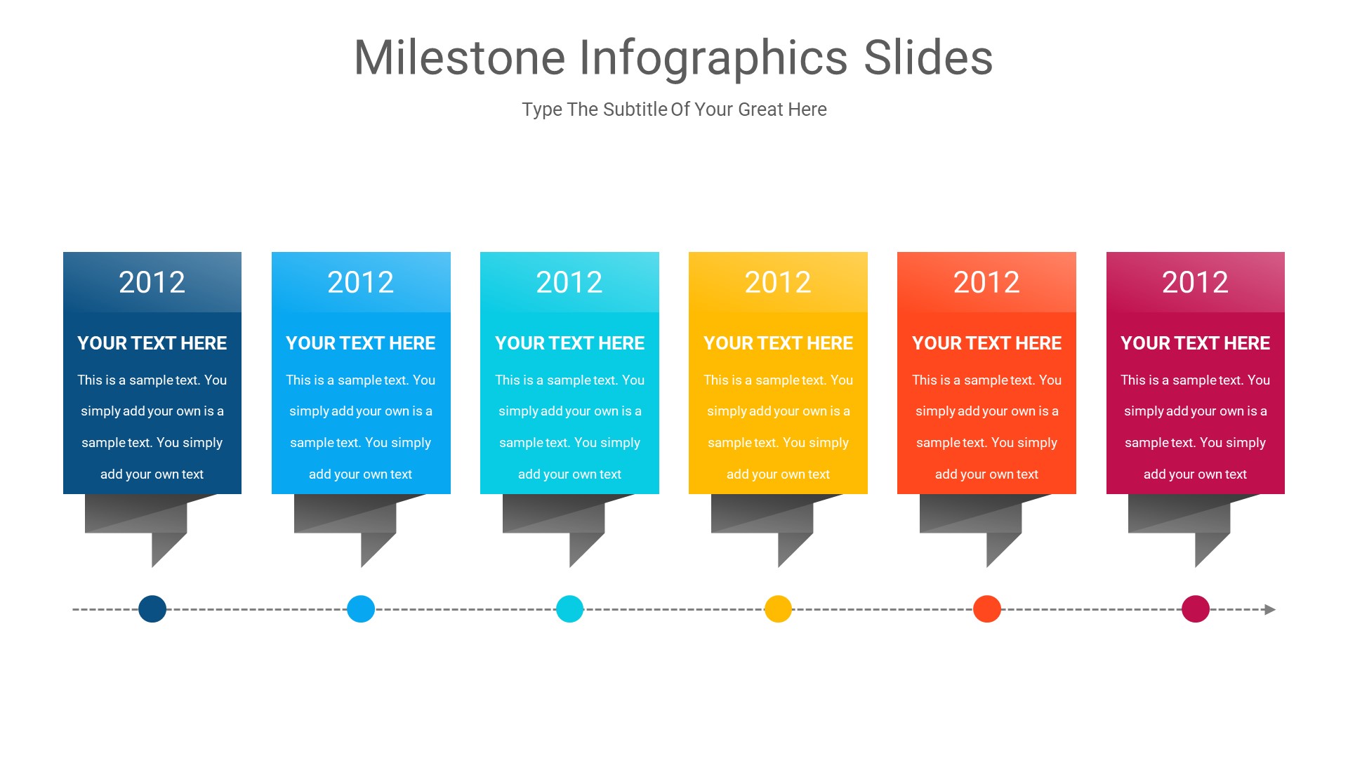 Milestone PowerPoint Infographics, Presentation Templates | GraphicRiver