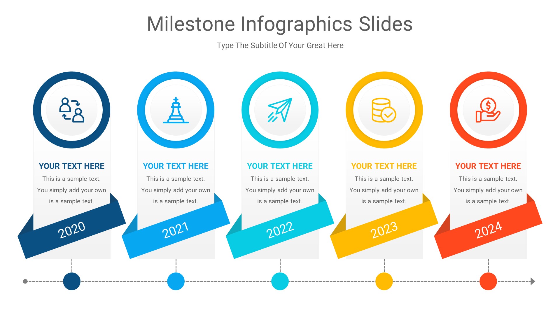 Milestone PowerPoint Infographics, Presentation Templates | GraphicRiver