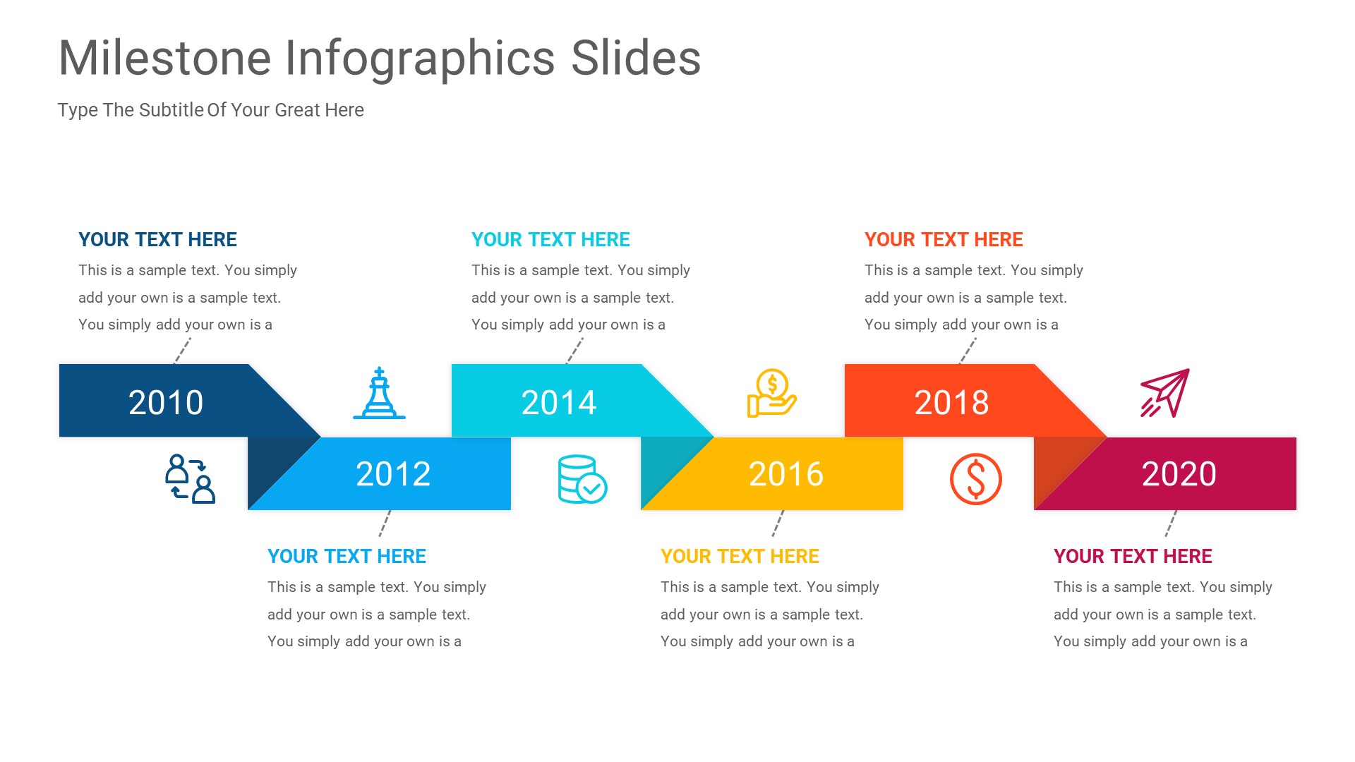 Milestone PowerPoint Infographics, Presentation Templates | GraphicRiver
