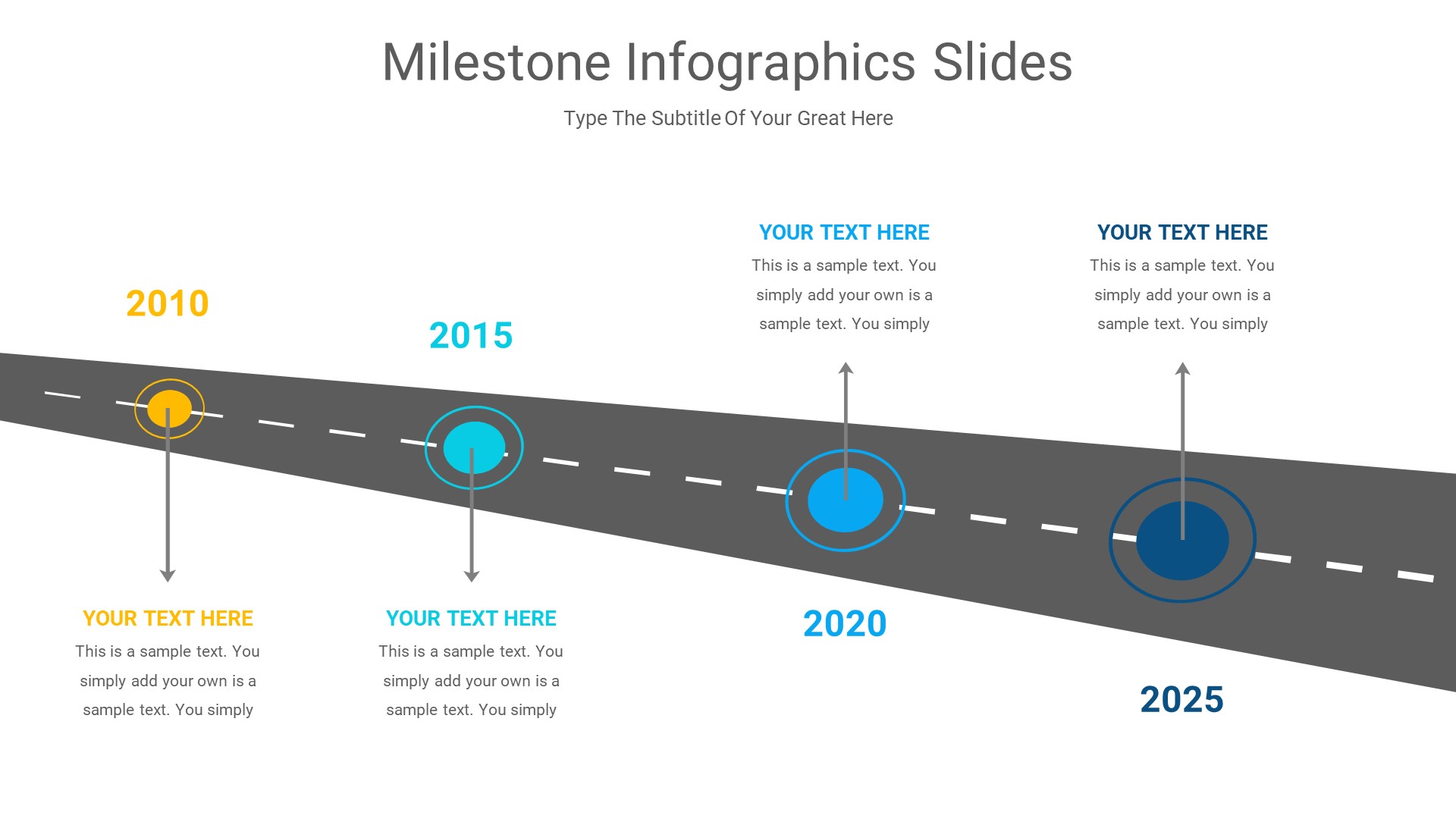 Milestone PowerPoint Infographics, Presentation Templates | GraphicRiver