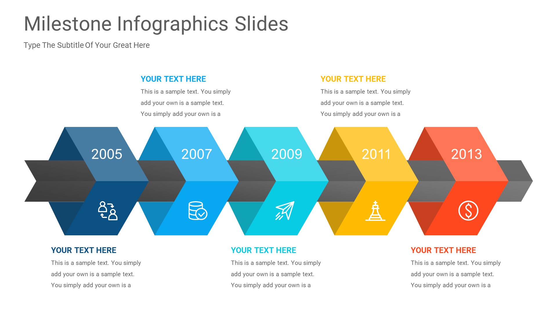Milestone PowerPoint Infographics, Presentation Templates | GraphicRiver