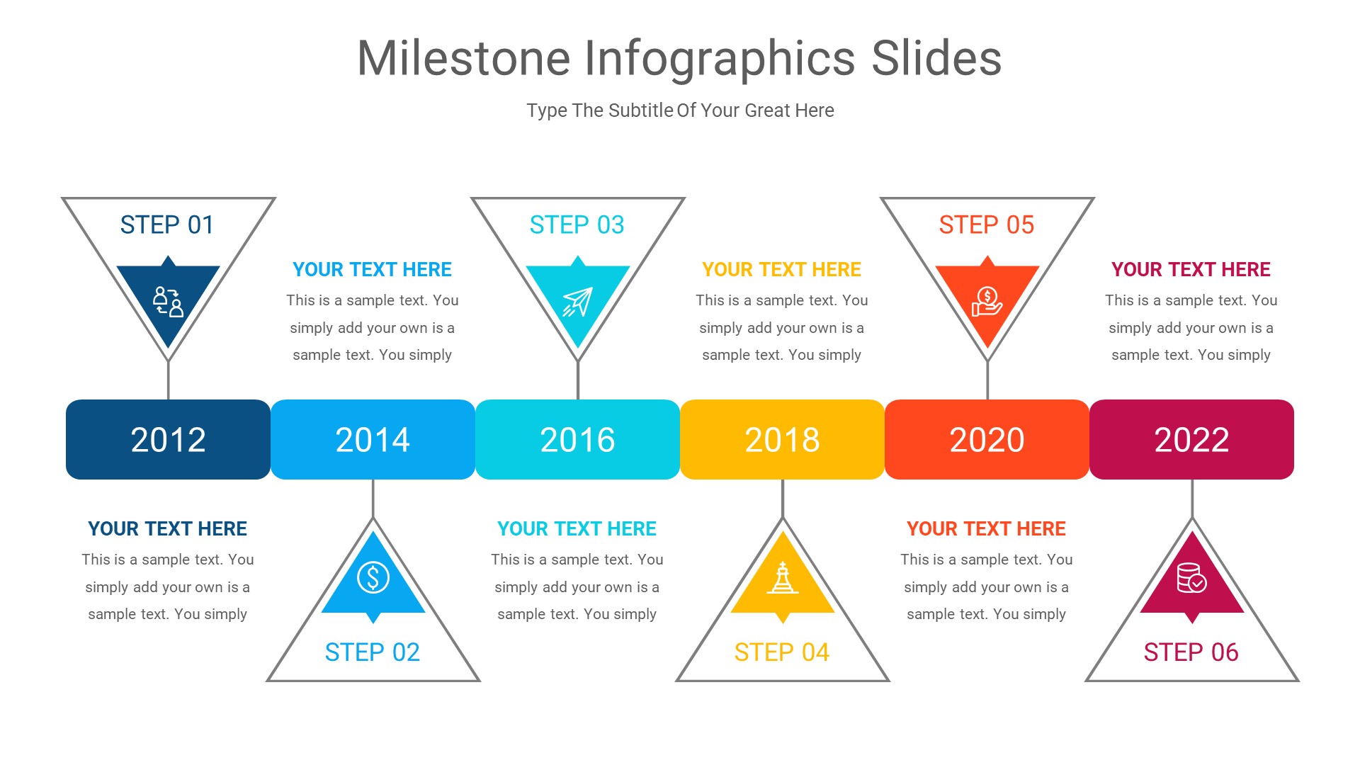 Milestone PowerPoint Infographics, Presentation Templates | GraphicRiver