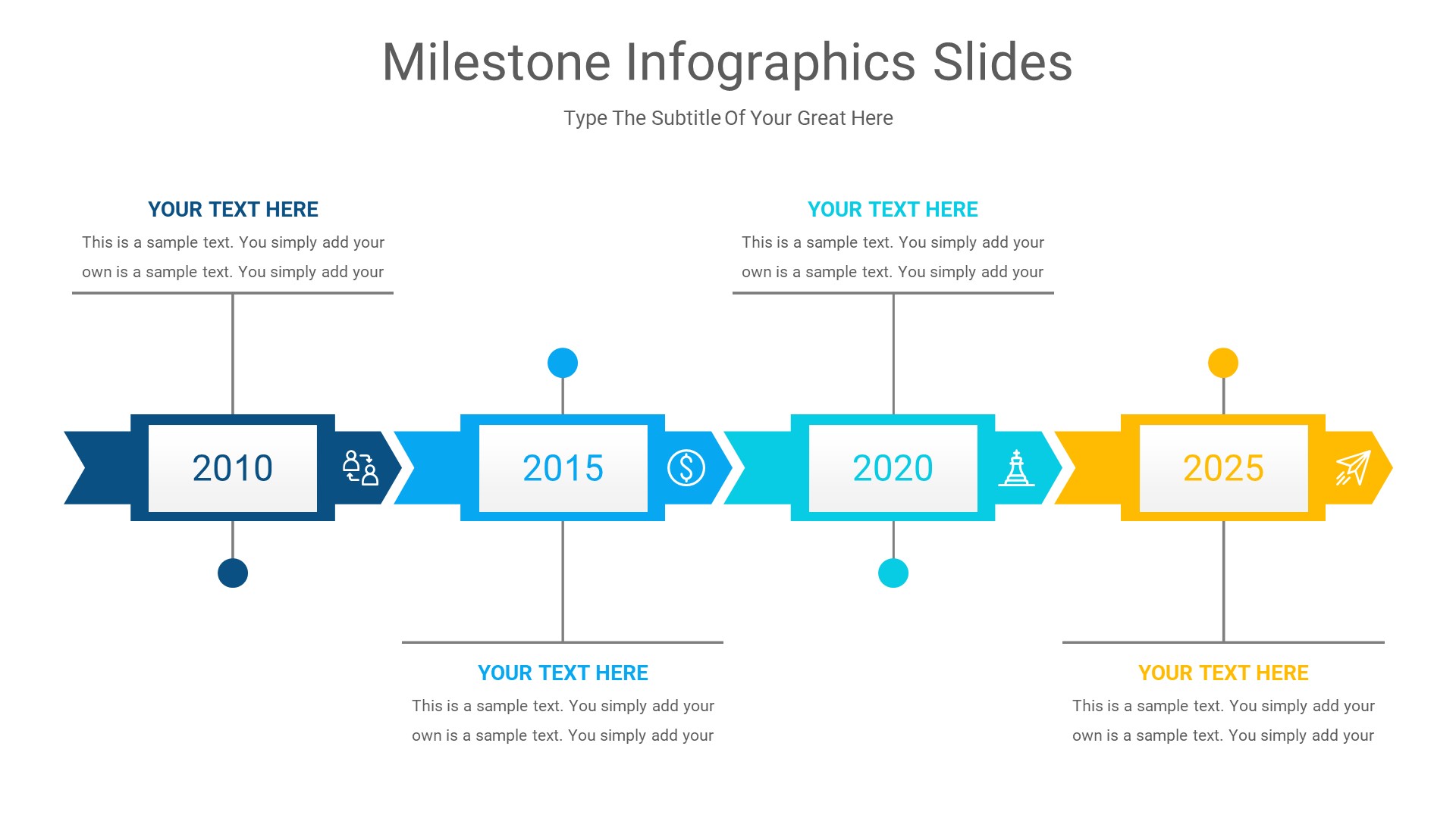 Milestone PowerPoint Infographics, Presentation Templates | GraphicRiver