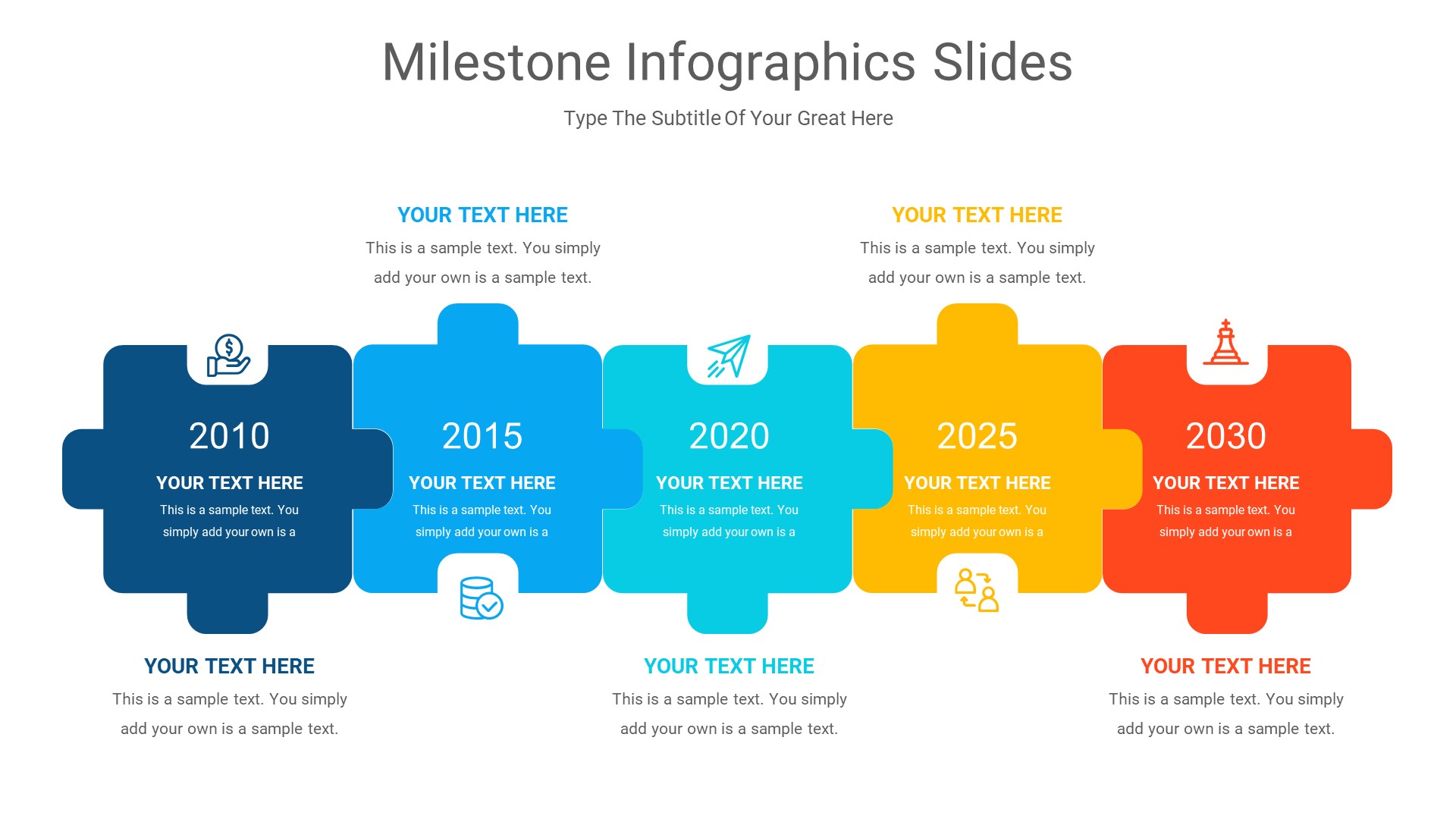 Milestone PowerPoint Infographics, Presentation Templates | GraphicRiver
