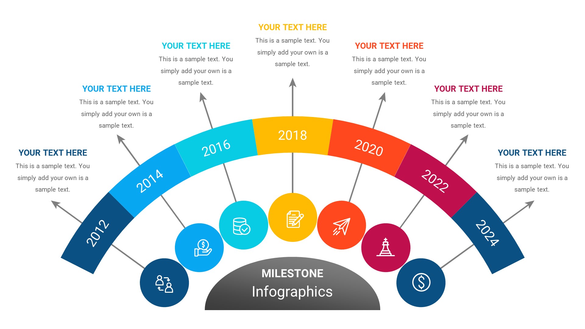 Milestone PowerPoint Infographics, Presentation Templates | GraphicRiver