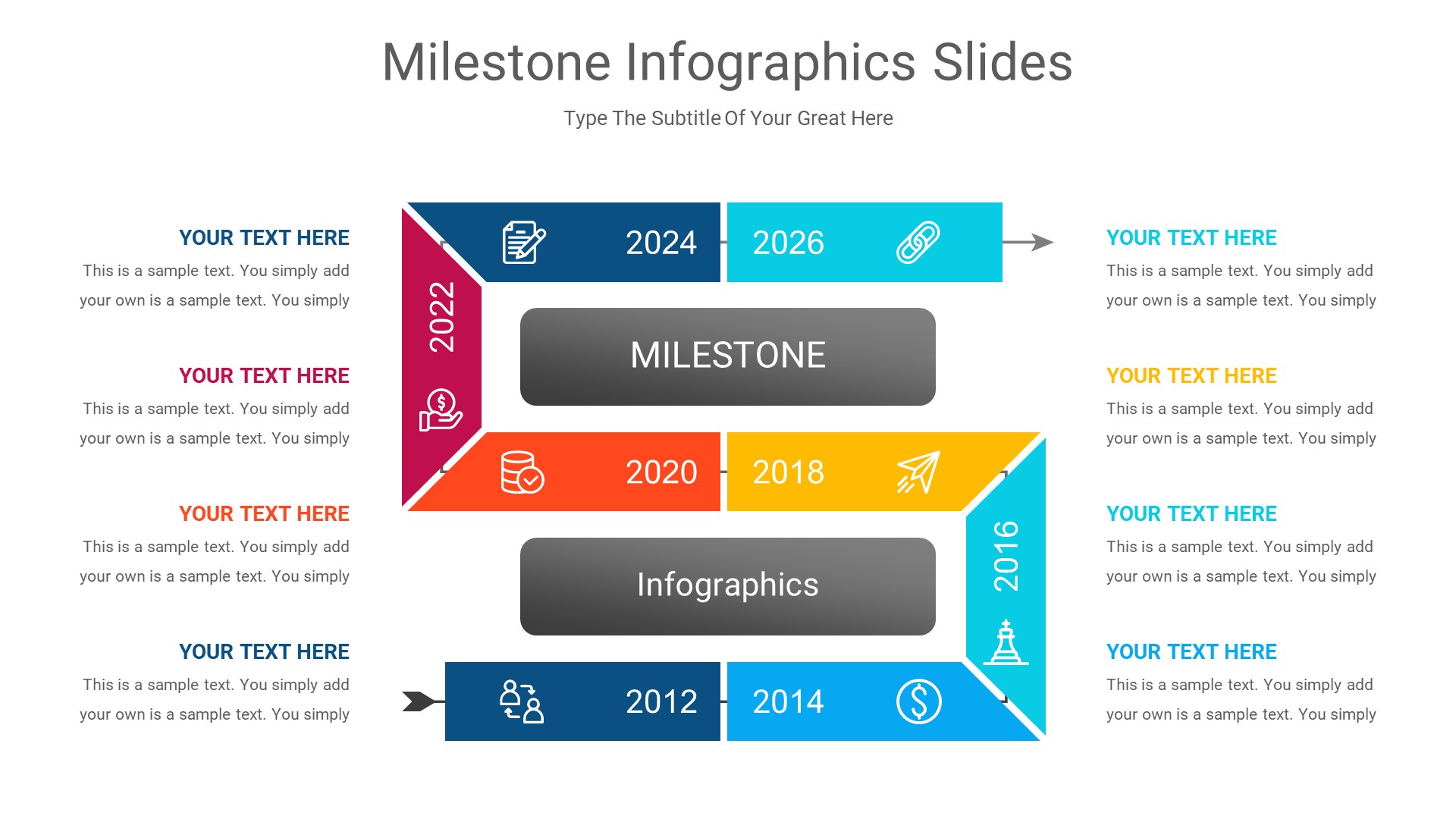 Milestone PowerPoint Infographics, Presentation Templates | GraphicRiver