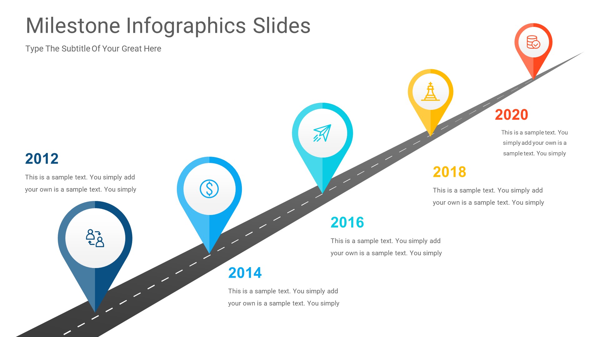 Milestone PowerPoint Infographics, Presentation Templates | GraphicRiver