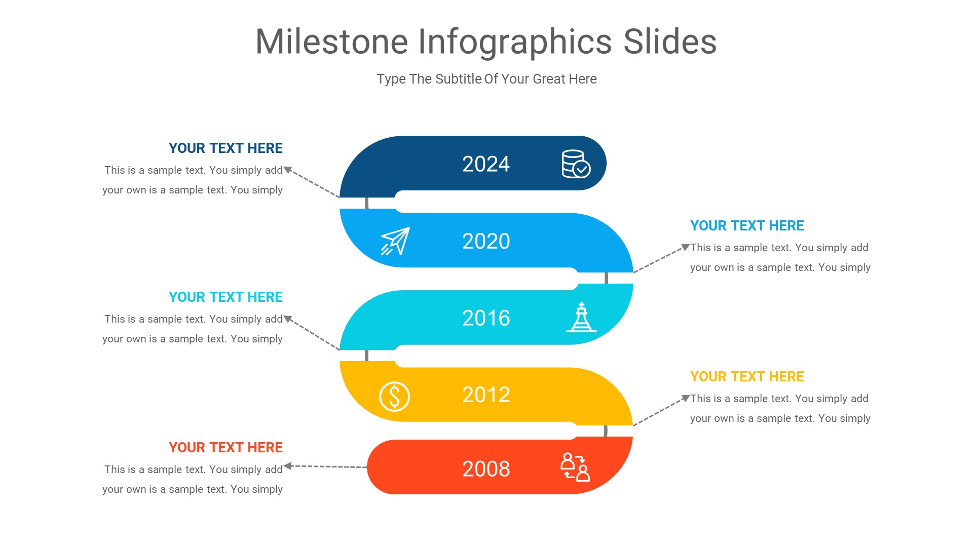 Milestone PowerPoint Infographics, Presentation Templates | GraphicRiver