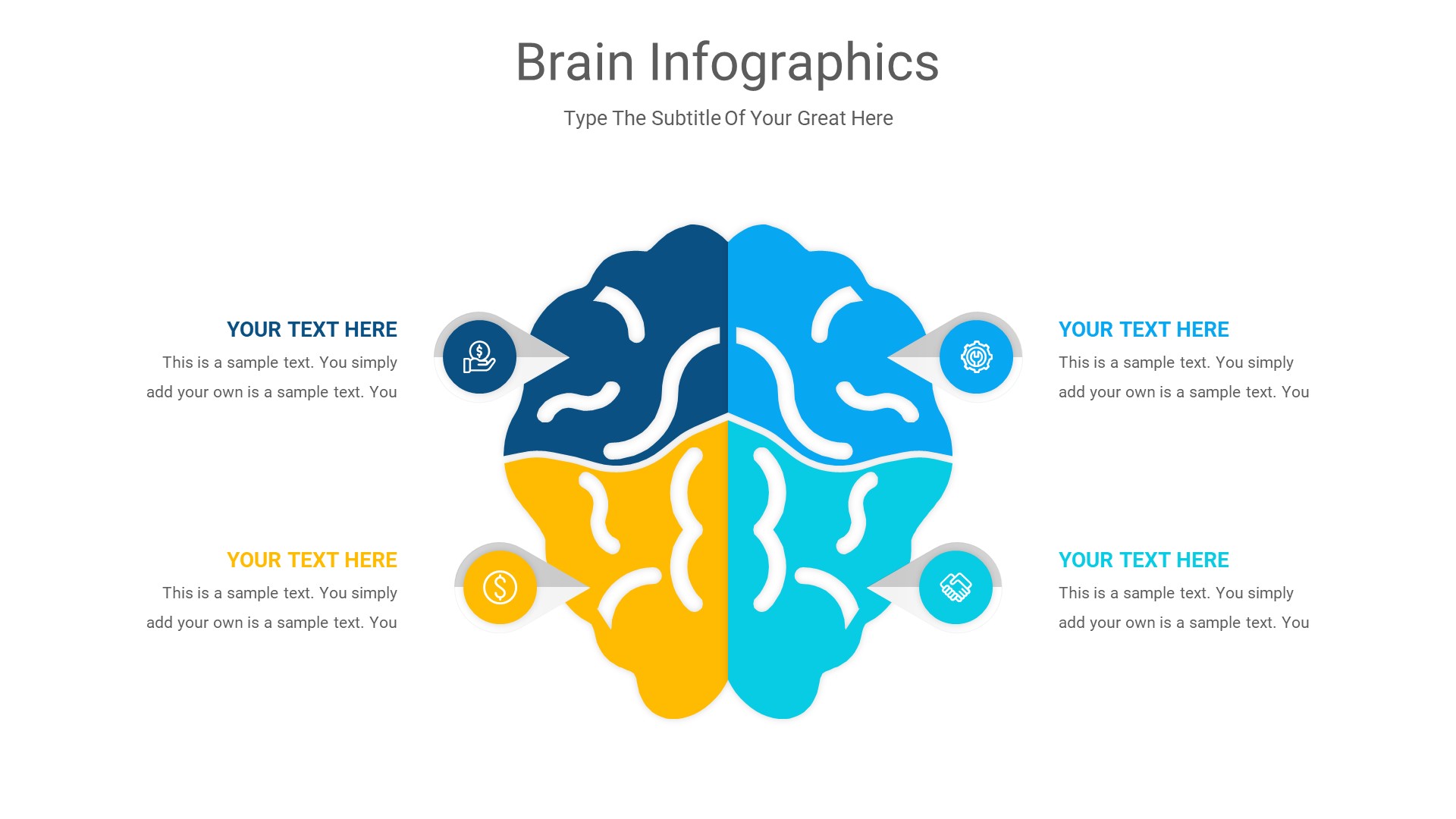 Brain Infographics PowerPoint Presentation, Presentation Templates