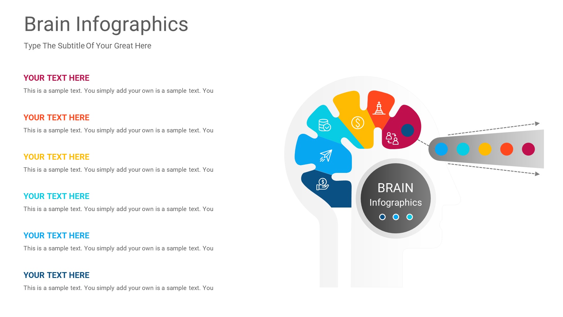 Brain Infographics PowerPoint Presentation, Presentation Templates