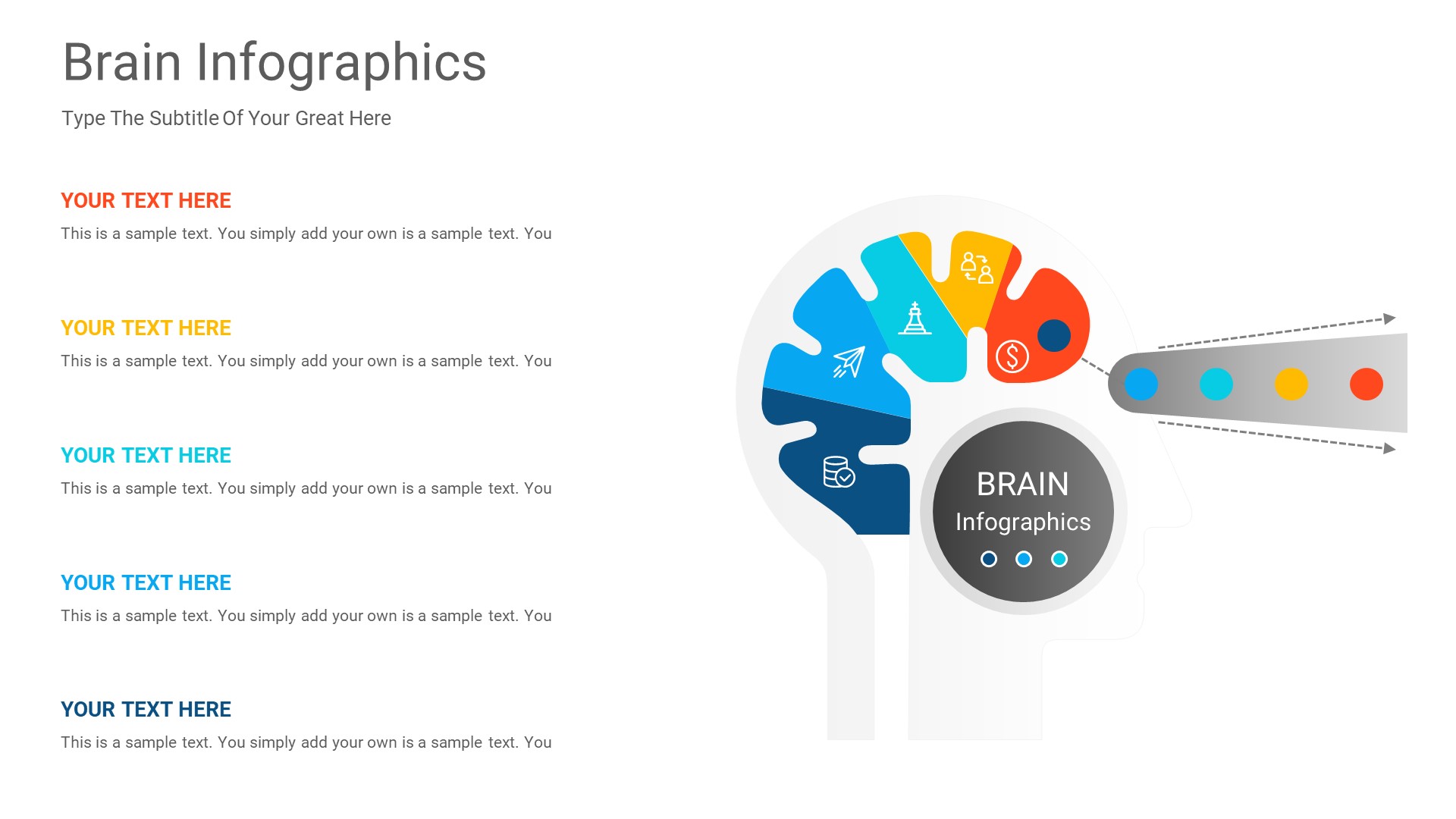 Brain Infographics PowerPoint Presentation, Presentation Templates