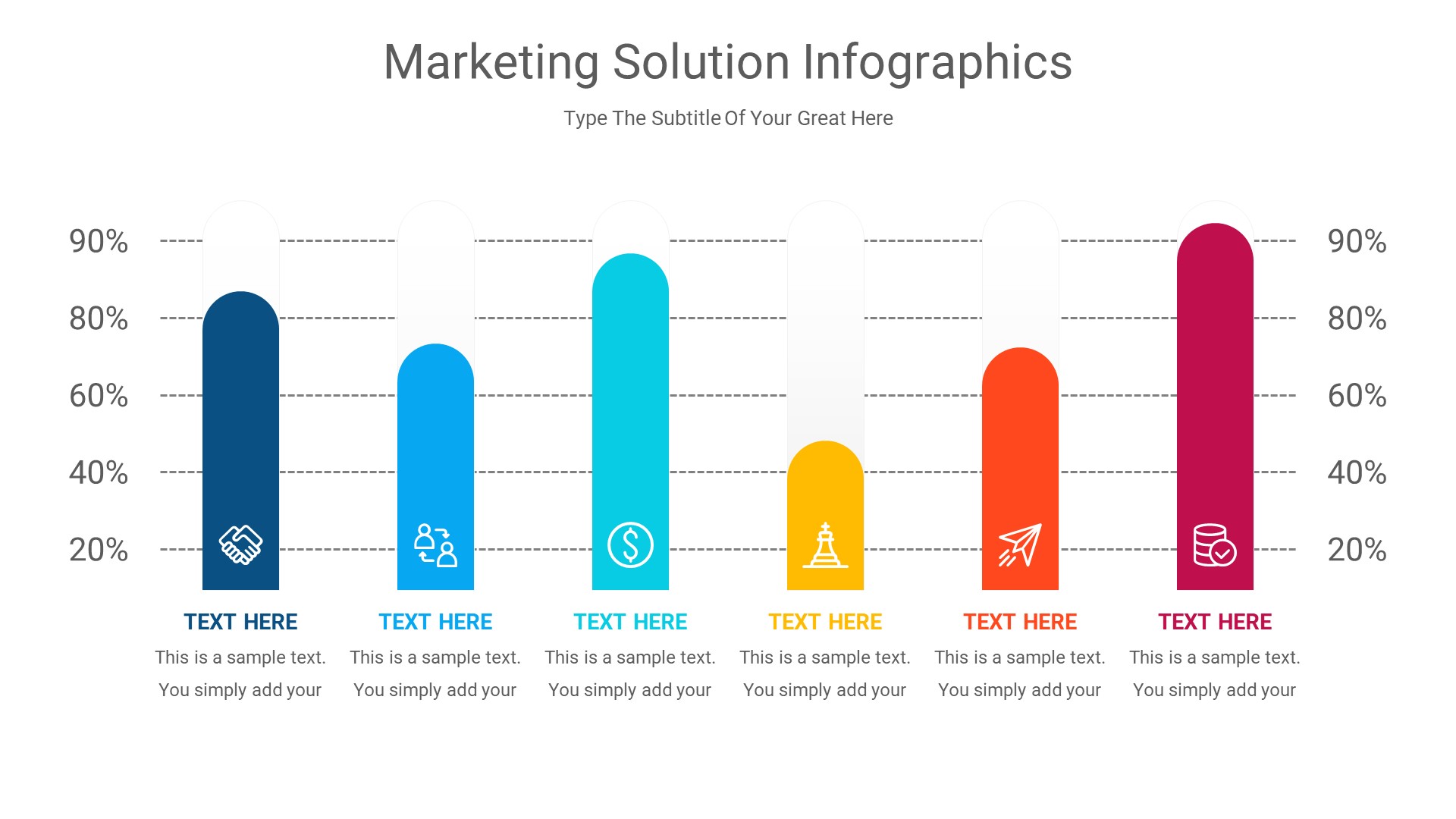 Marketing Solution Infographics Presentation Template, Presentation ...