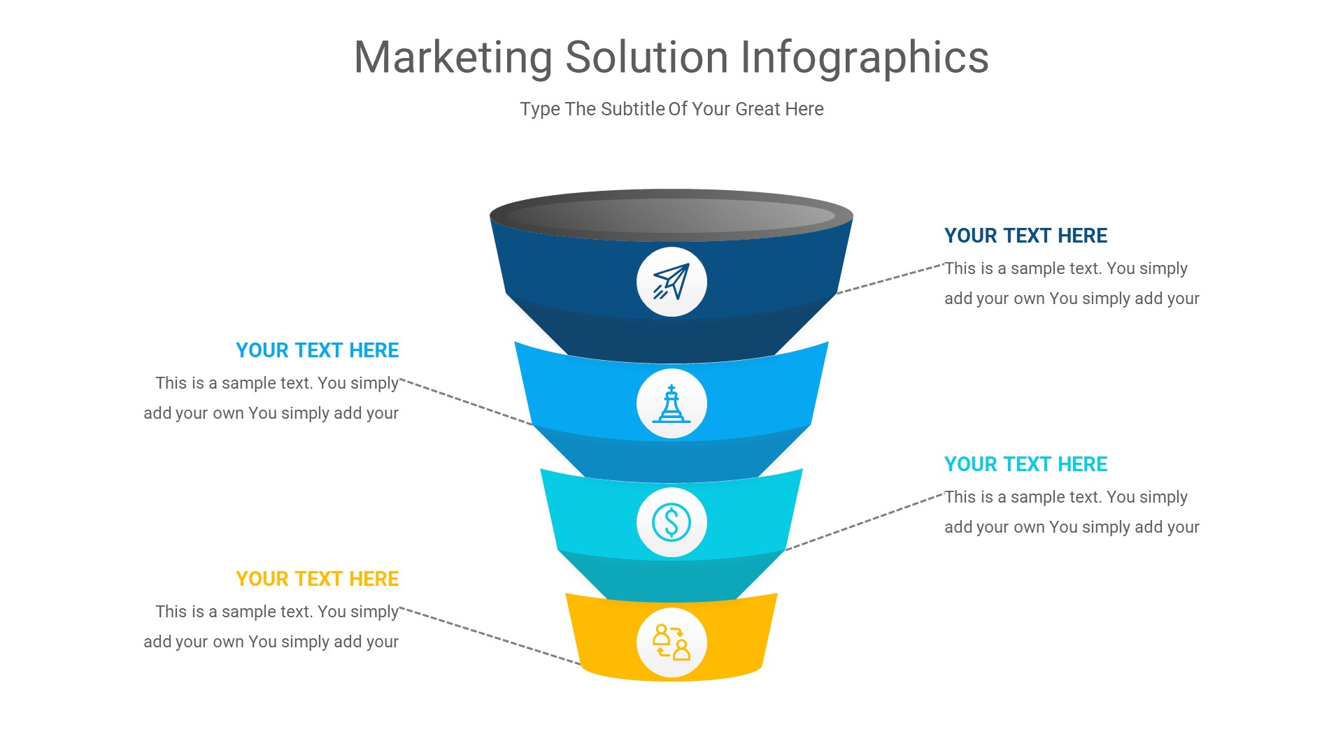 Marketing Solution Infographics Presentation Template, Presentation ...
