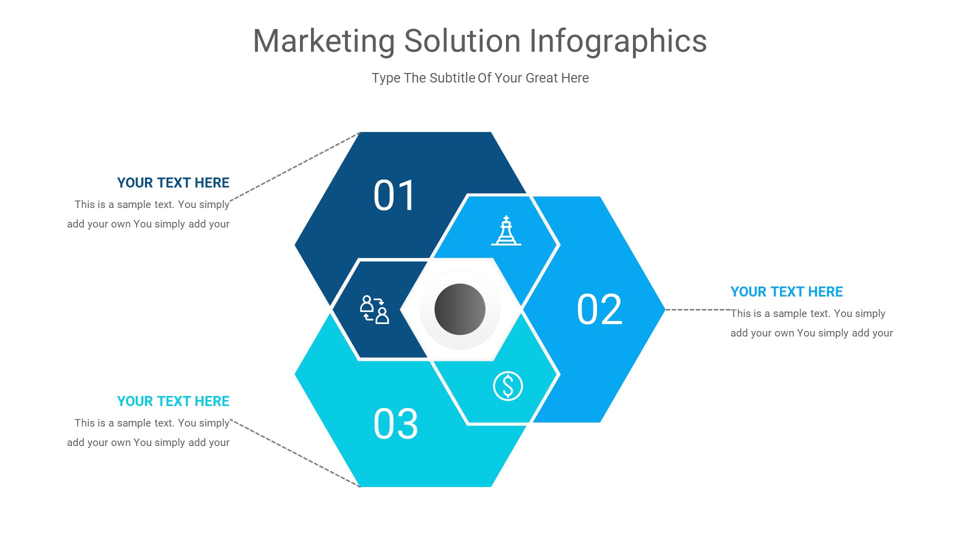 Marketing Solution Infographics Presentation Template, Presentation ...