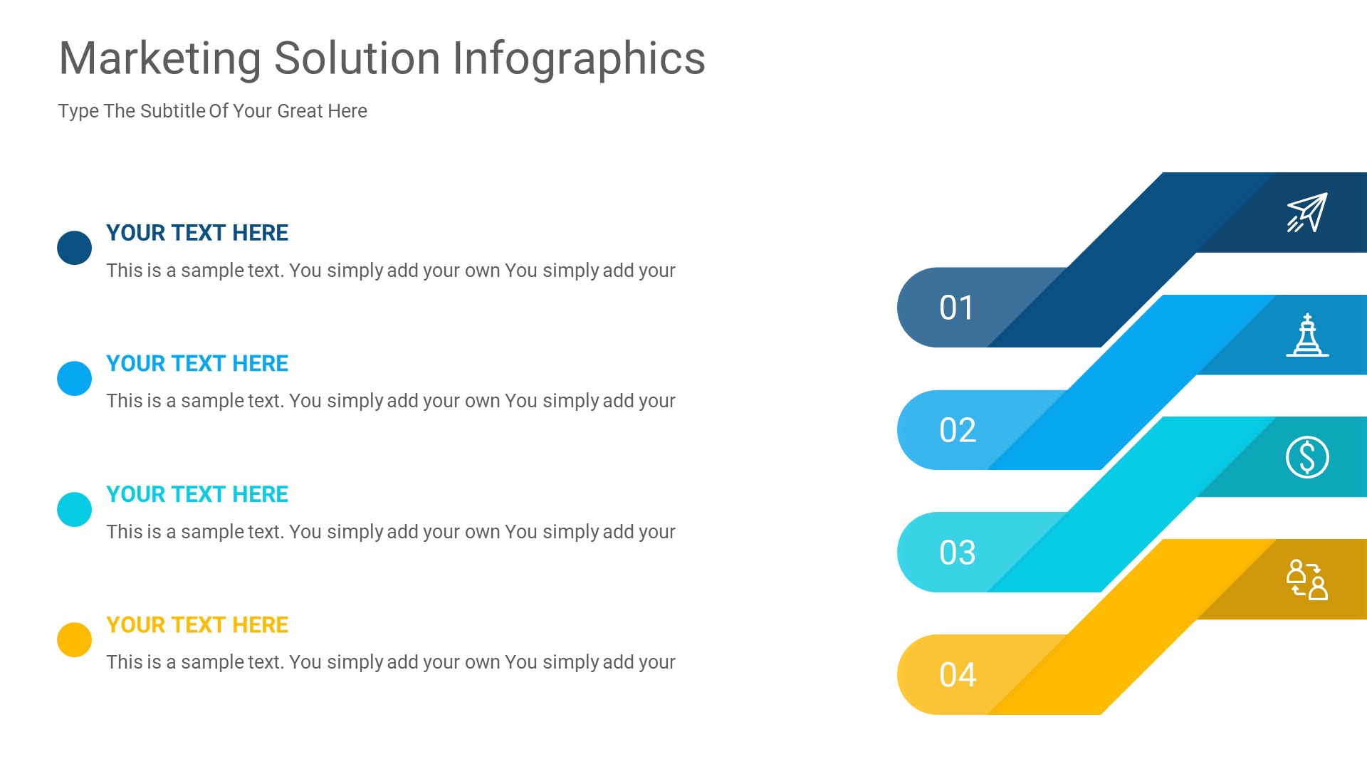 Marketing Solution Infographics Presentation Template, Presentation ...