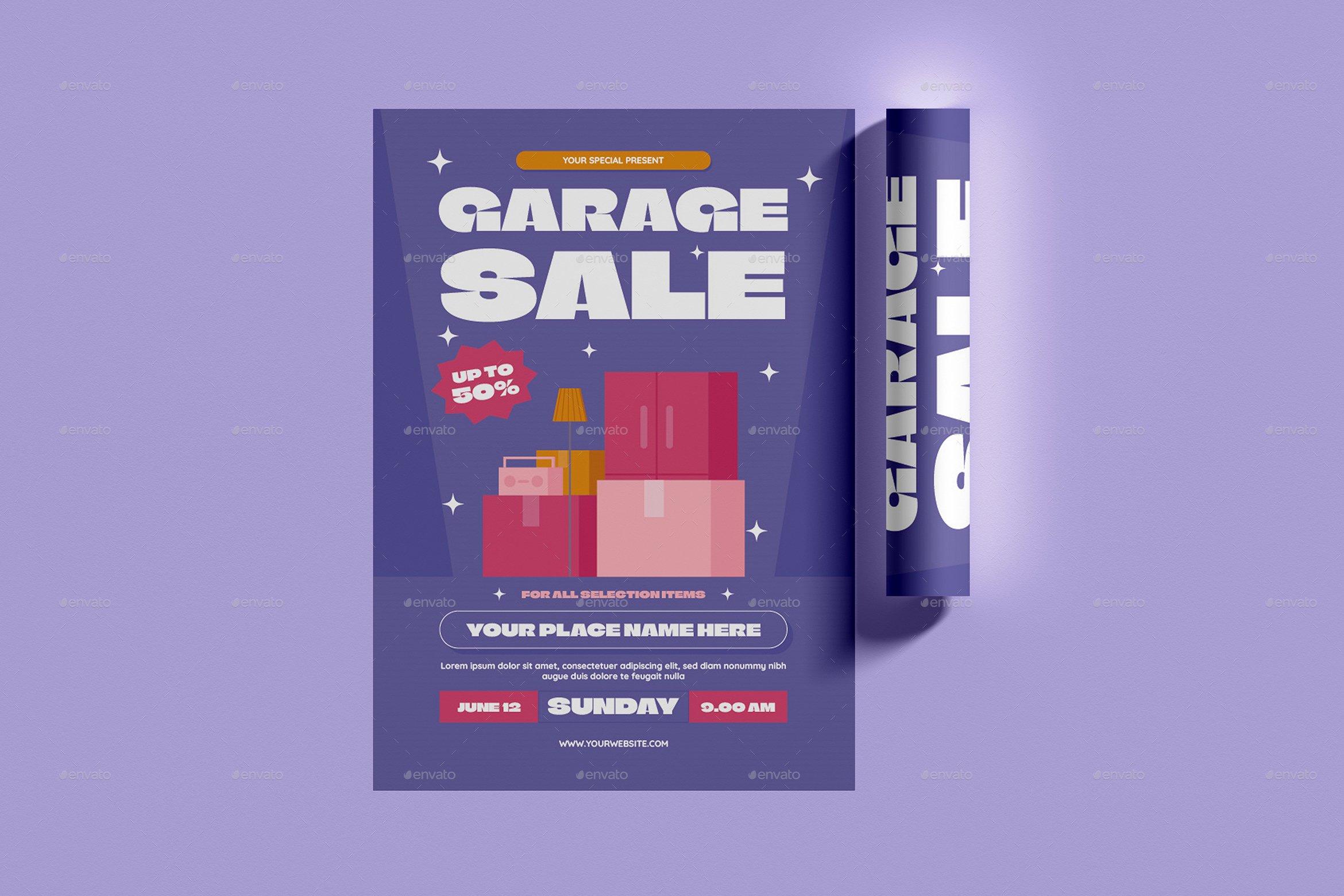 Garage Sale Flyer, Print Templates | GraphicRiver