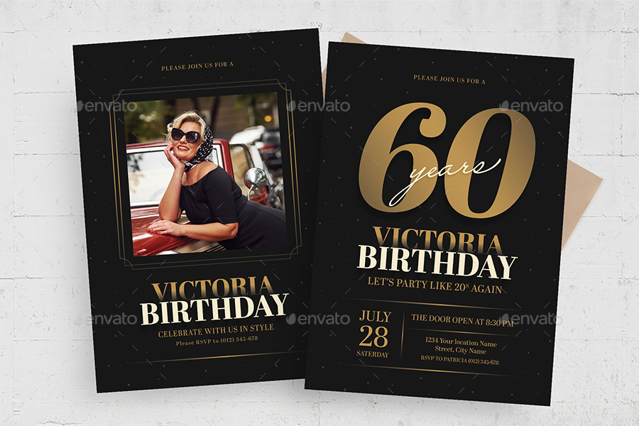 Birthday Flyer Template, Print Templates | GraphicRiver