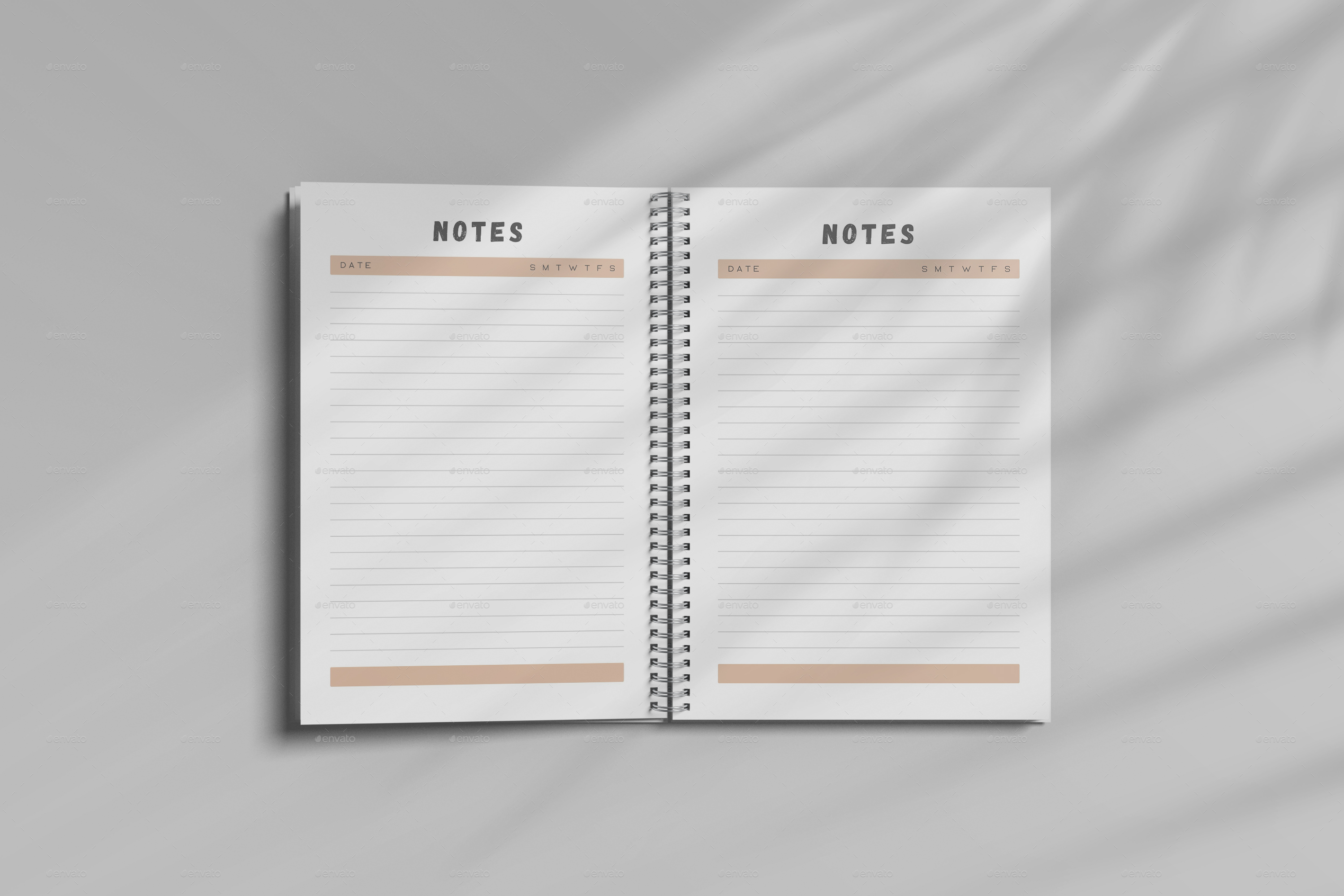 A4 Spiral Notebook Mockup, Graphics | GraphicRiver