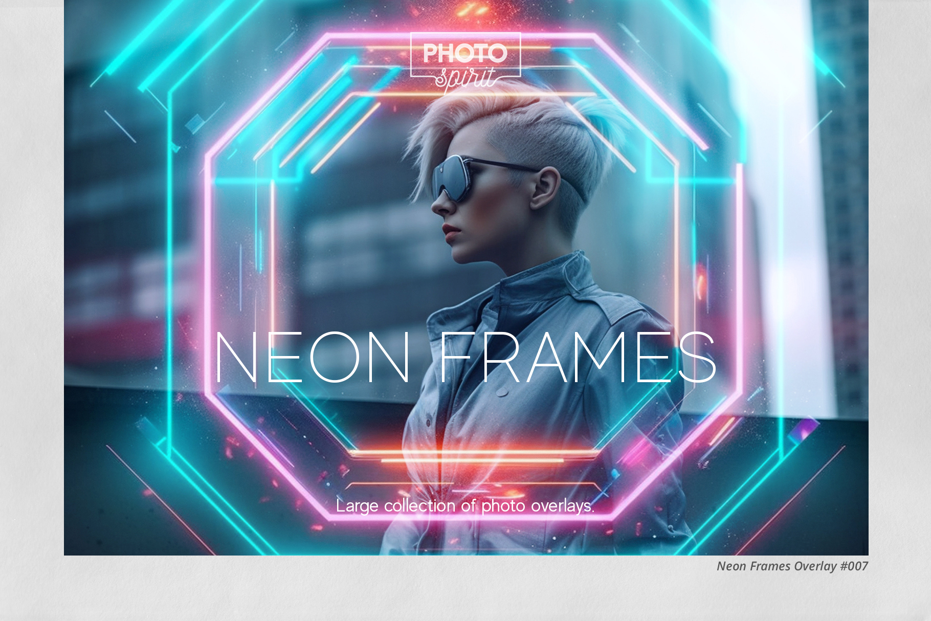 Neon Frames Effect Overlays, Add-ons | GraphicRiver