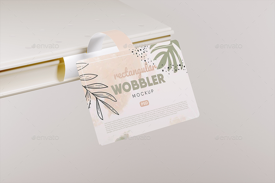 Advertising Shelf Wobbler Different Shapes Set Mockup, Graphics ...