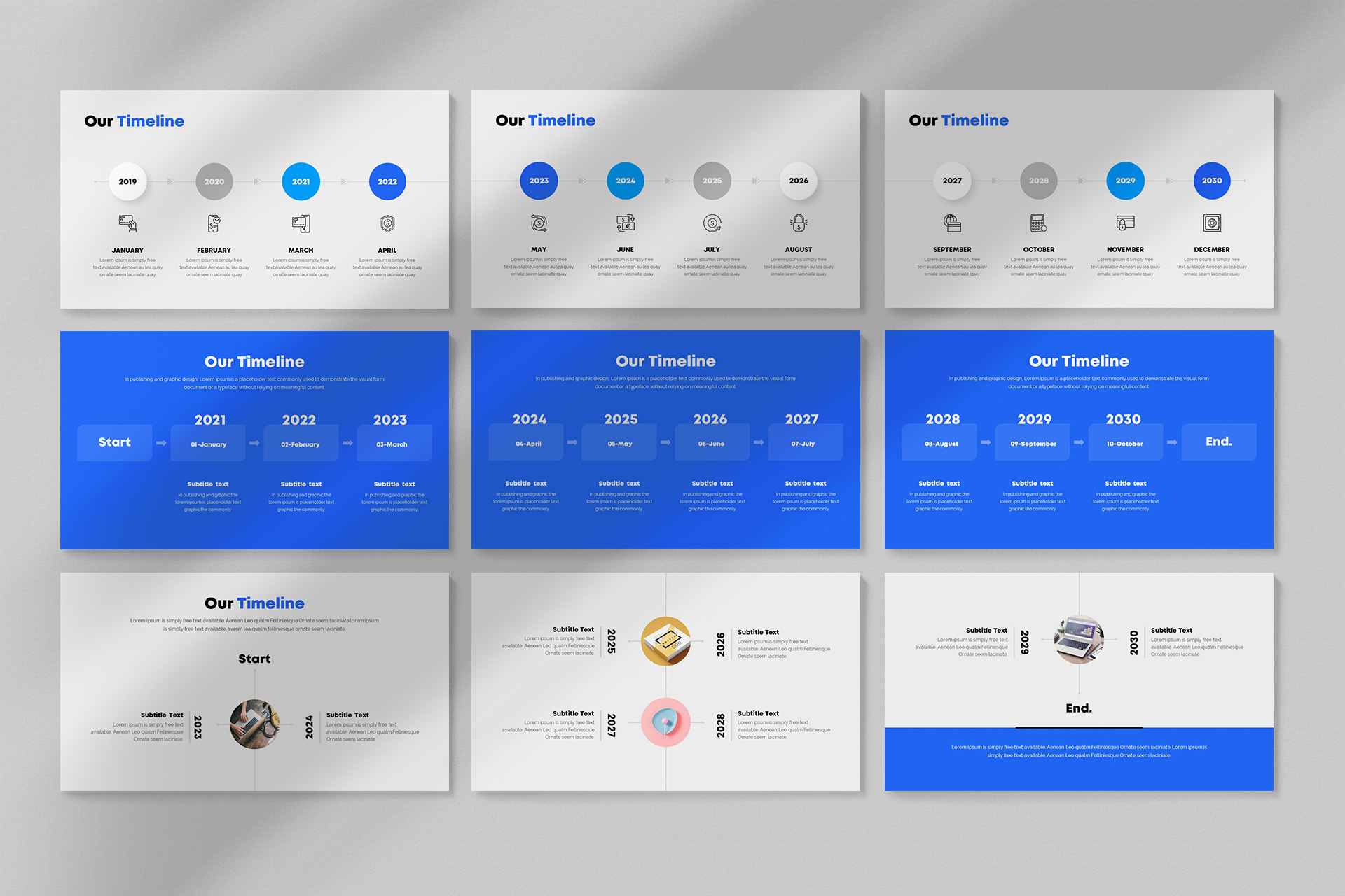 Infinity Business Google Slides Template, Presentation Templates ...