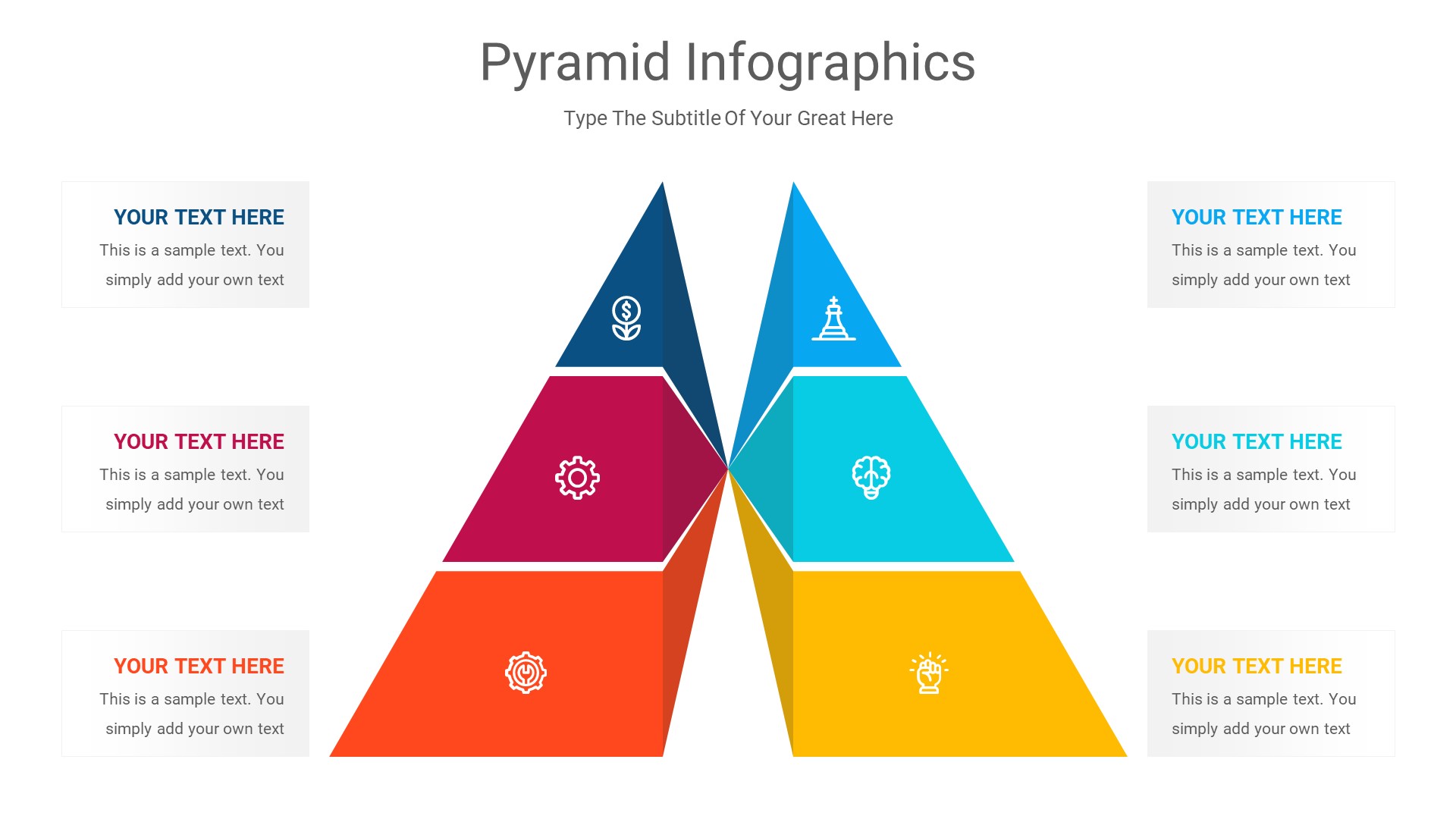 Pyramid Infographics Google Slides Template diagrams, Presentation ...