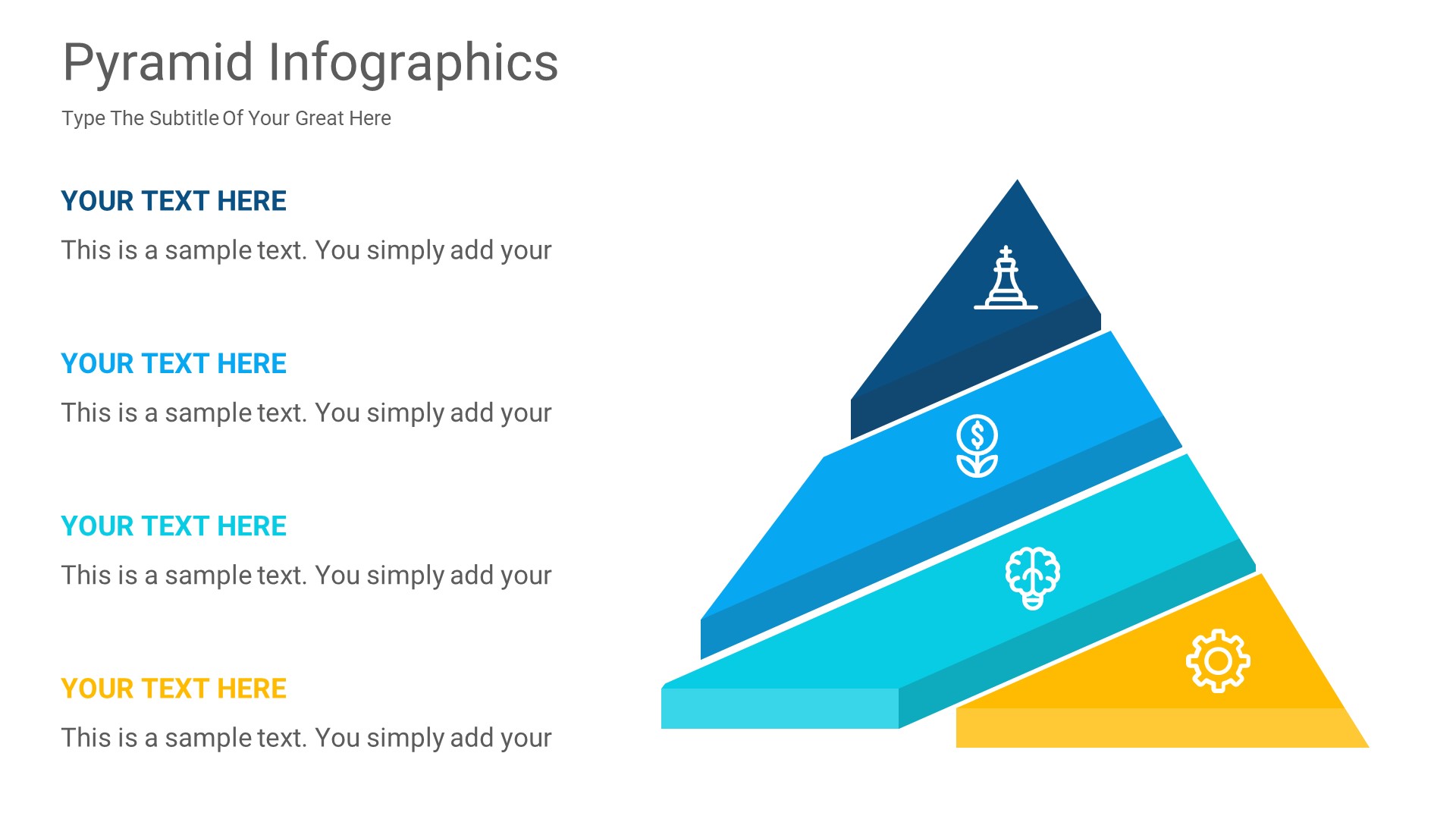 Pyramid Infographics Google Slides Template diagrams, Presentation ...