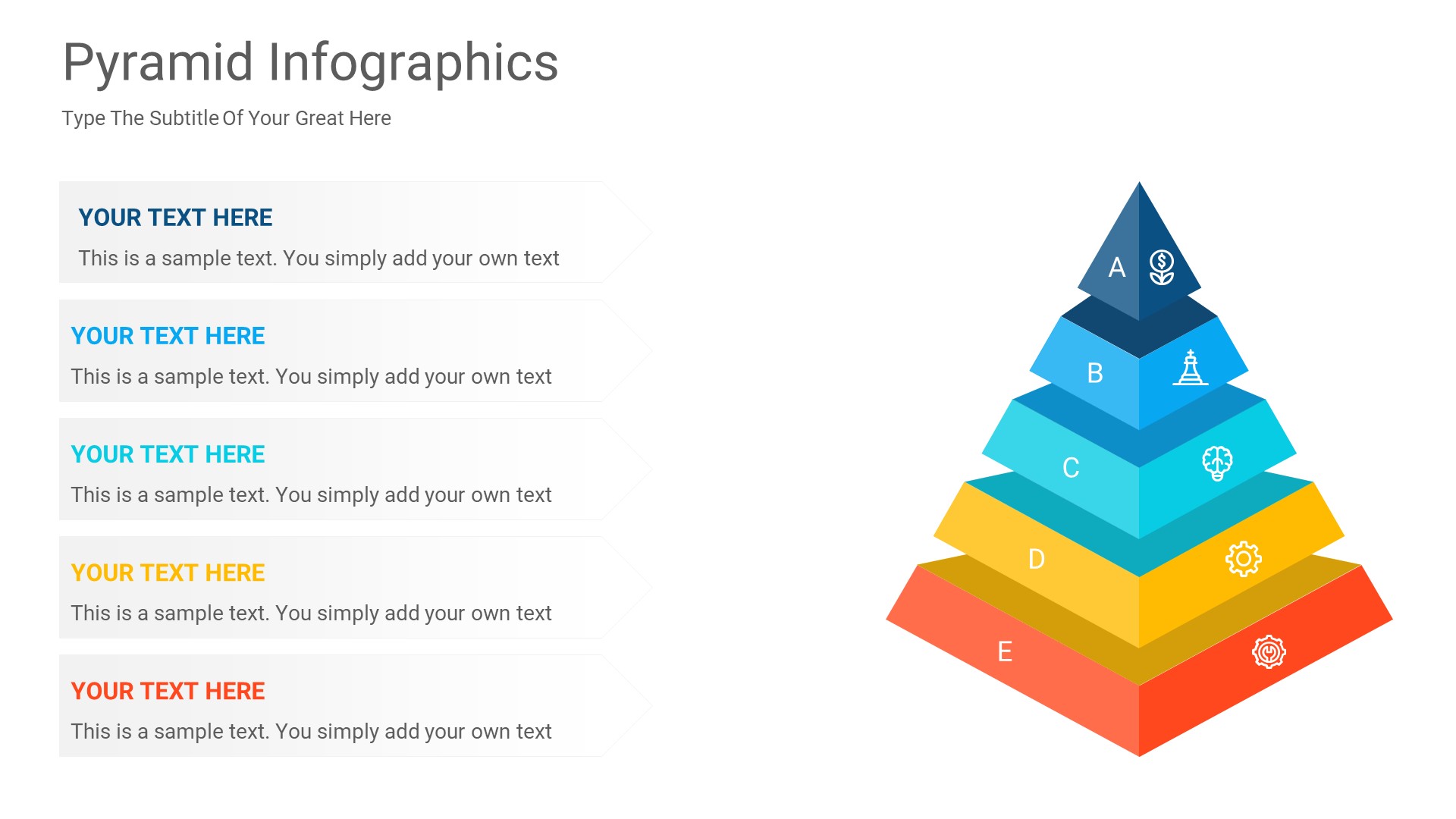 Pyramid Infographics Google Slides Template diagrams, Presentation ...