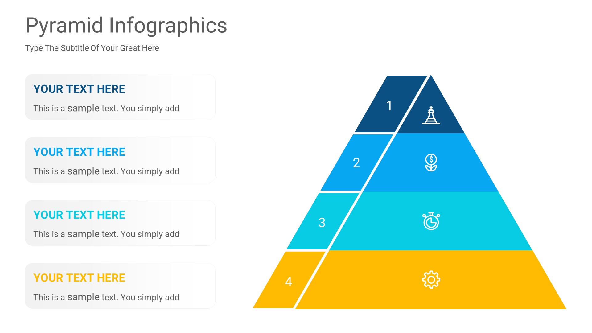 Pyramid Infographics Google Slides Template diagrams, Presentation ...