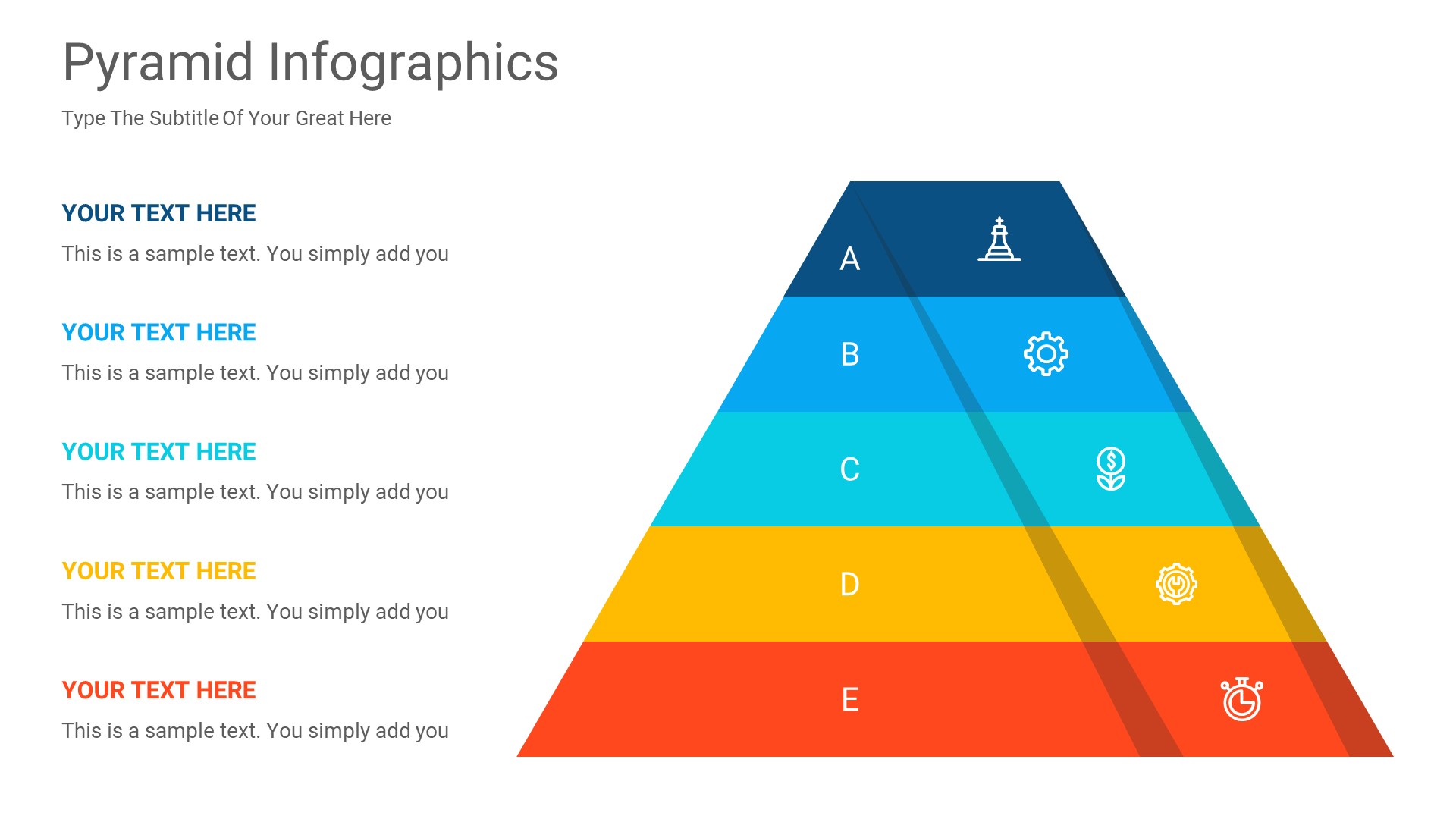 Pyramid Infographics Google Slides Template diagrams, Presentation ...