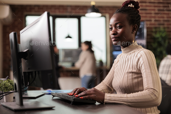Software developer brainstorming ideas to write code Stock Photo by DC_Studio