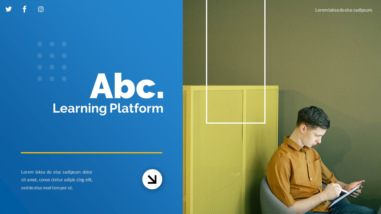 Abc Learning - Education Knowledge Presentation Powerpoints Template ...