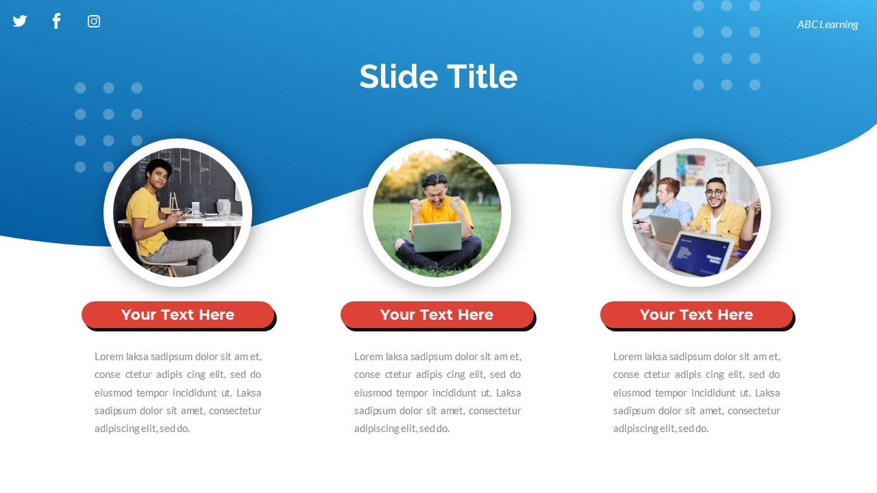 Abc Learning - Education Knowledge Presentation Powerpoints Template ...