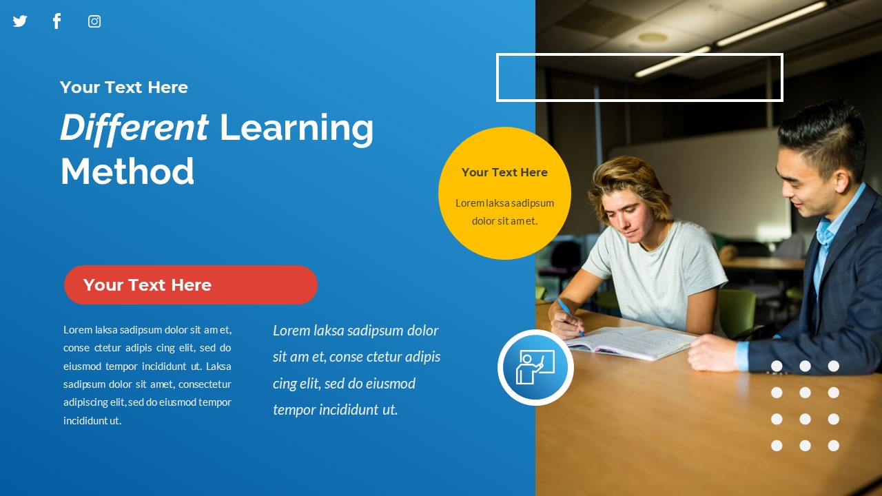 Abc Learning - Education Knowledge Presentation Powerpoints Template ...