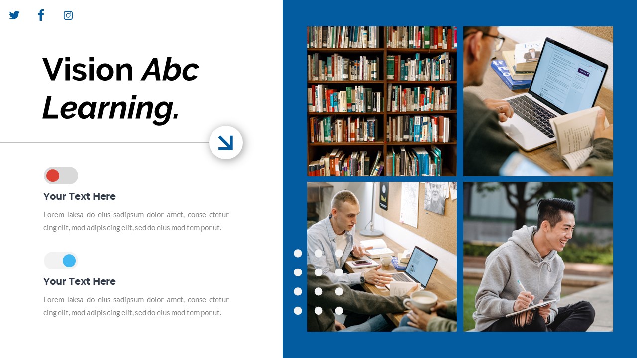Abc Learning - Education Knowledge Presentation Powerpoints Template ...