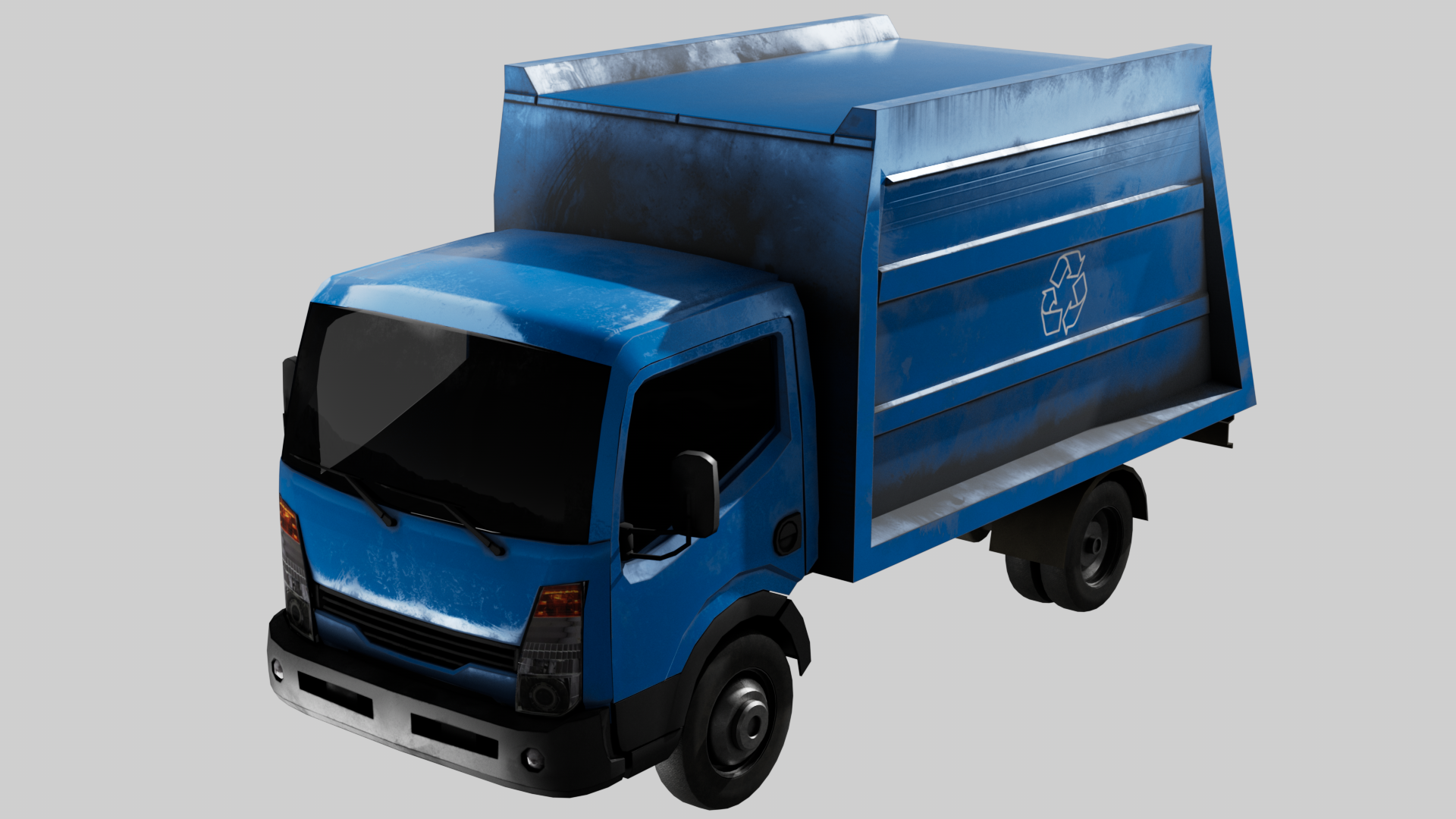Recycle Truck Waste Car Low Poly Low-poly 3D model by Atlant3D | 3DOcean