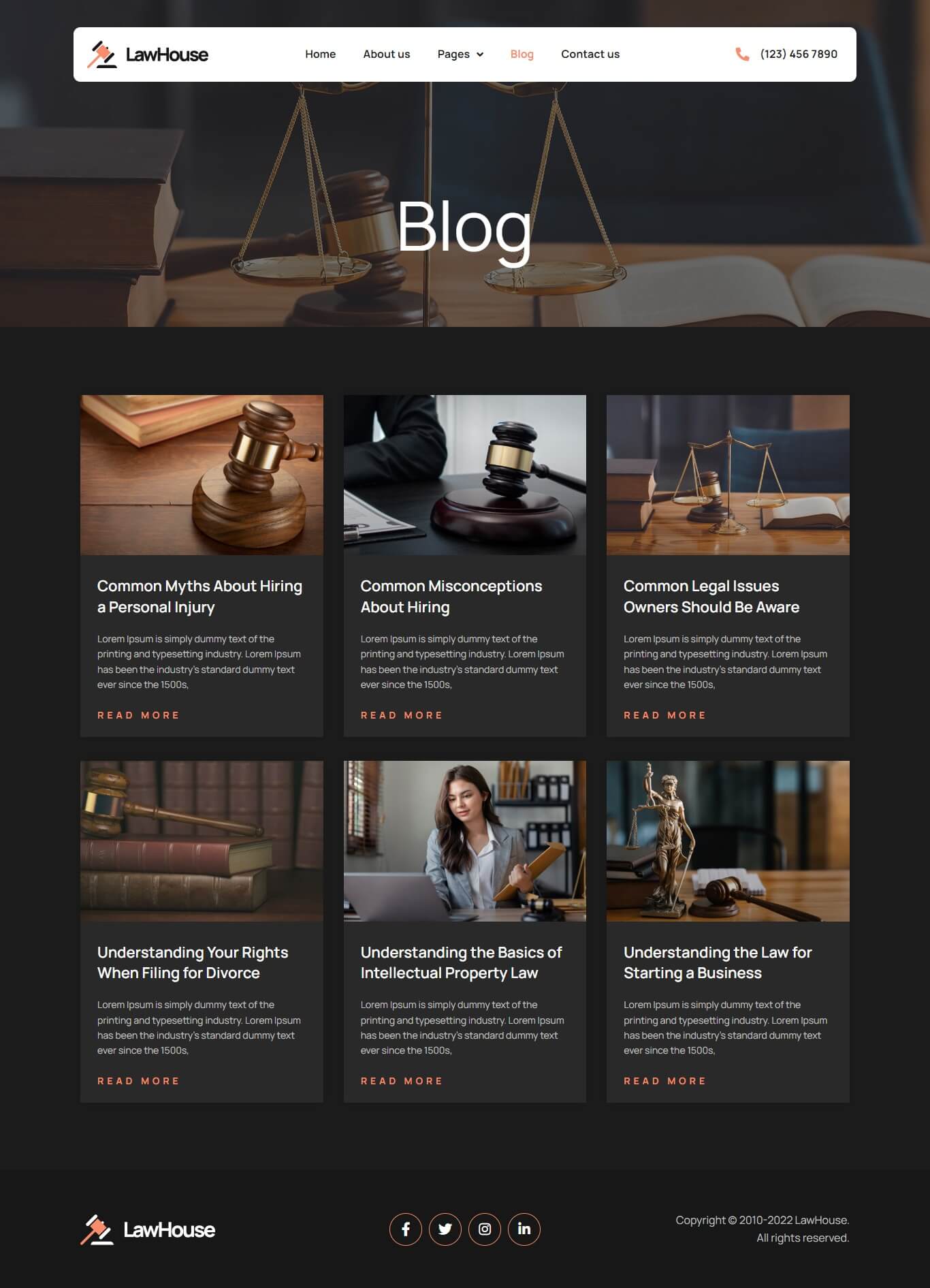 Lawhouse - Attorney Law Firm Elementor Pro Template Kit by awaiken