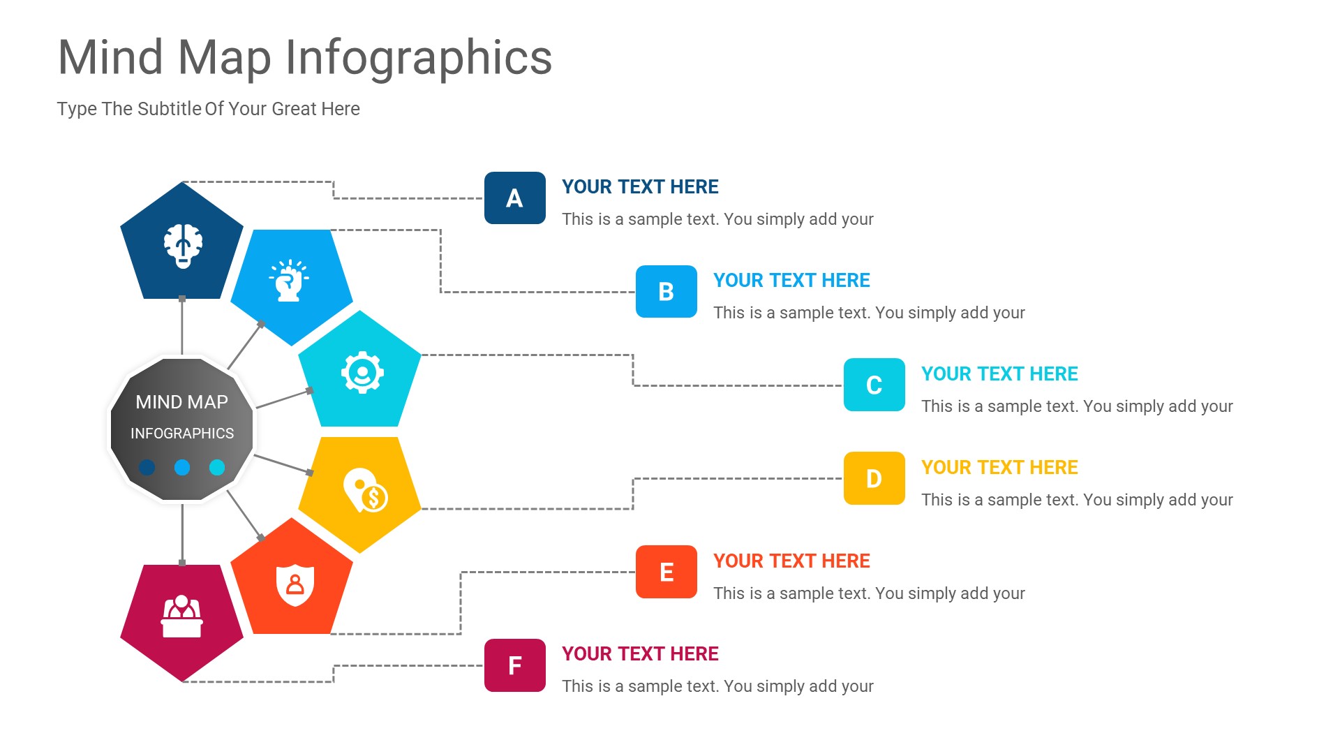 Mind Map Diagrams Google Slides Template diagrams, Presentation Templates