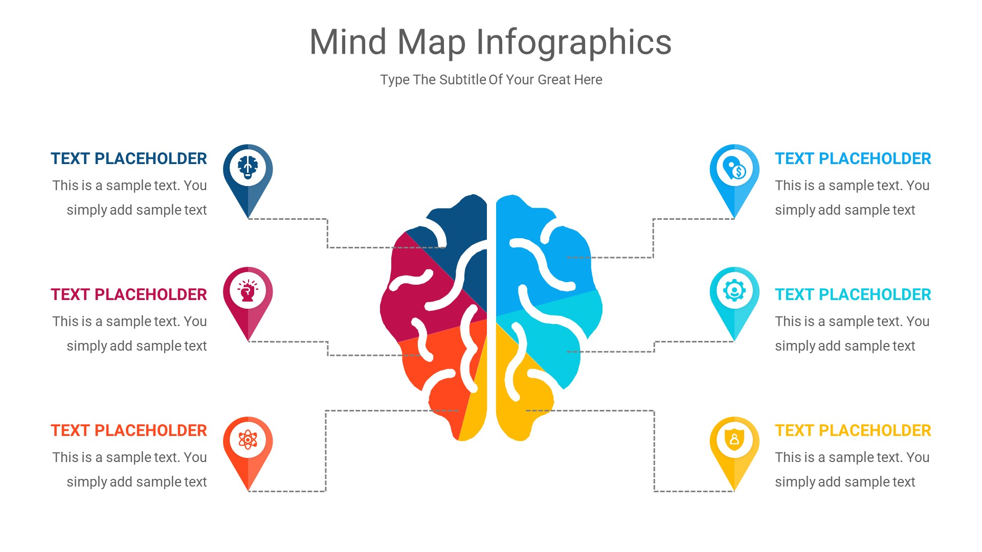 Mind Map Diagrams Google Slides Template diagrams, Presentation Templates