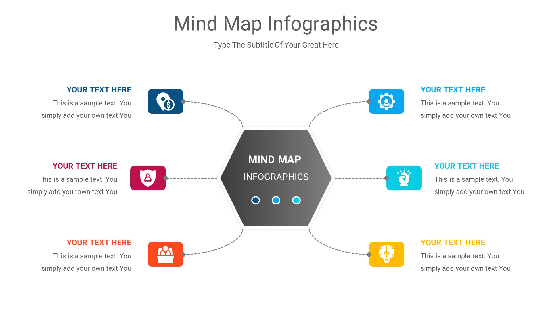 Mind Map Diagrams Google Slides Template diagrams, Presentation Templates