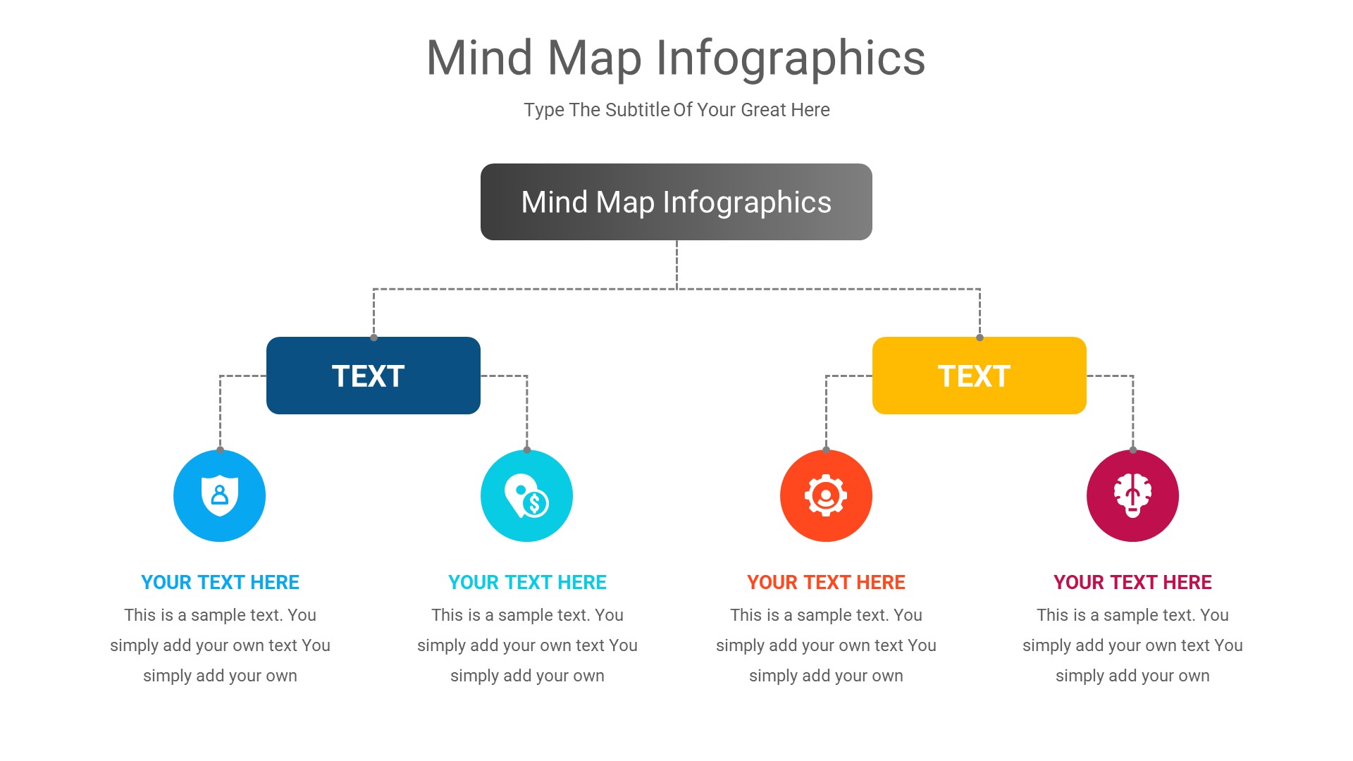 Mind Map Diagrams Google Slides Template diagrams, Presentation Templates