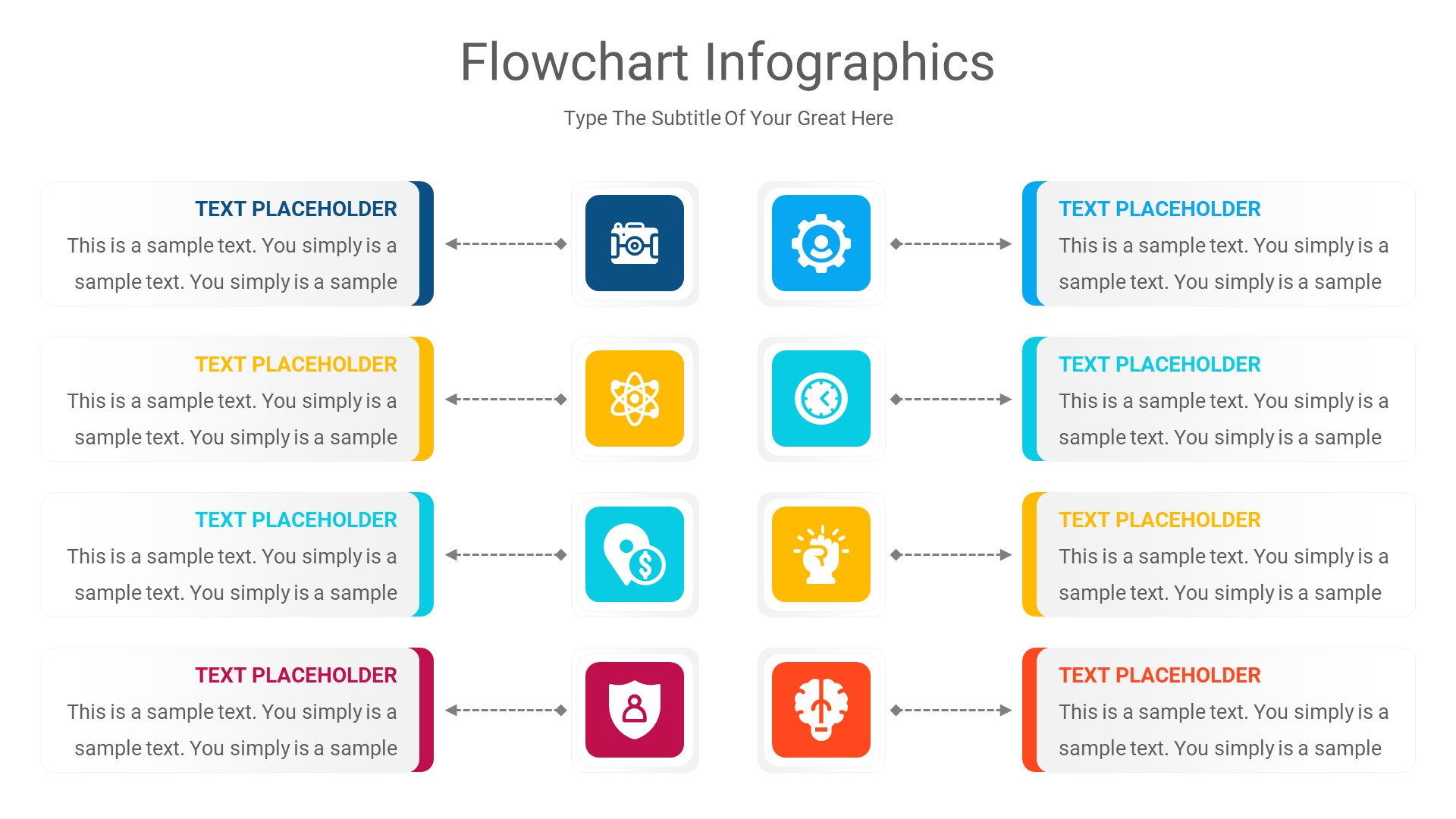 Flowcharts Infographics Google Slides, Presentation Templates ...
