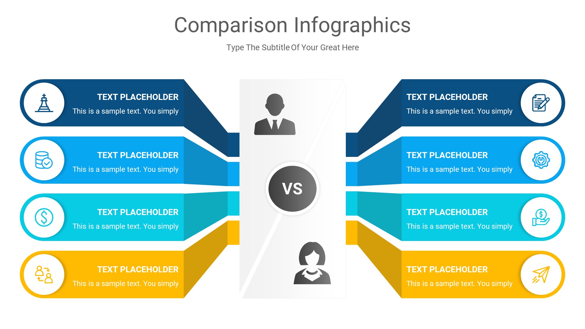 Comparison Infographics Google Slides Template Diagrams by SOOZ_ART