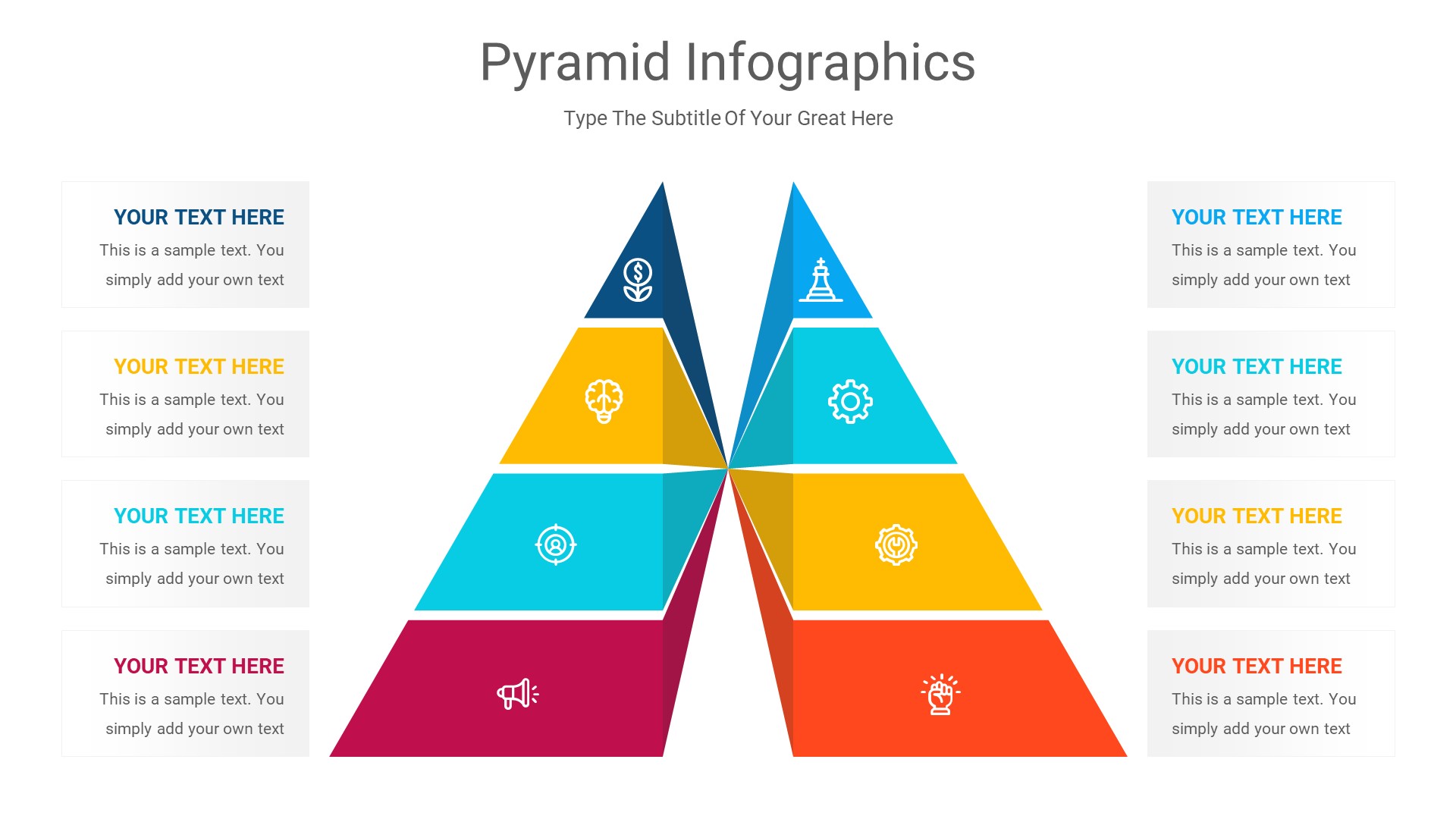 Pyramid Infographics Keynote Template diagrams, Presentation Templates