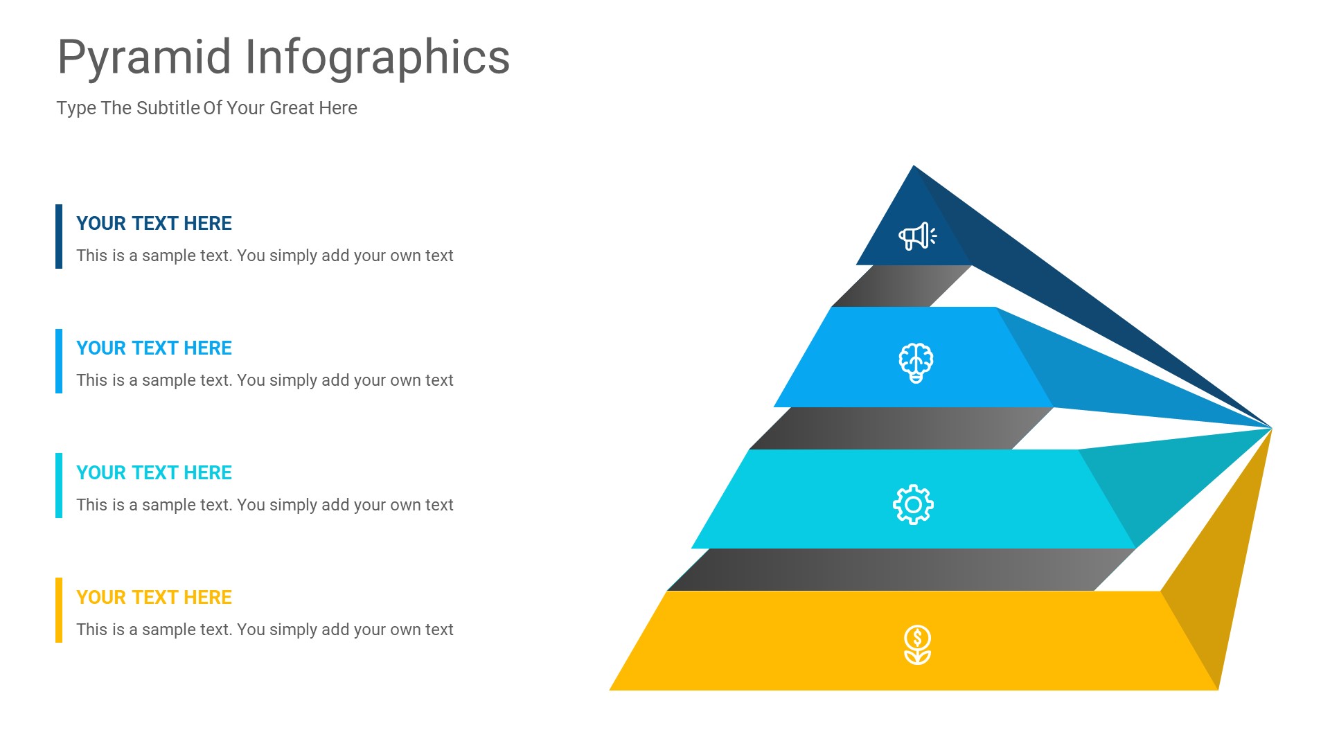 Pyramid Infographics Keynote Template diagrams, Presentation Templates