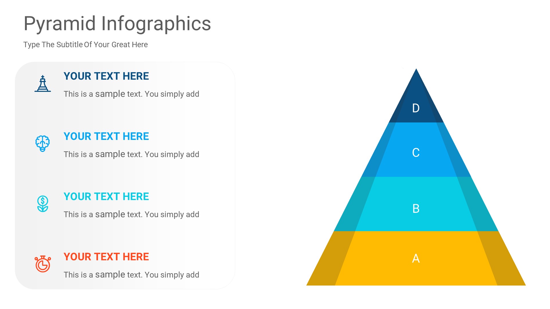 Pyramid Infographics Keynote Template diagrams, Presentation Templates
