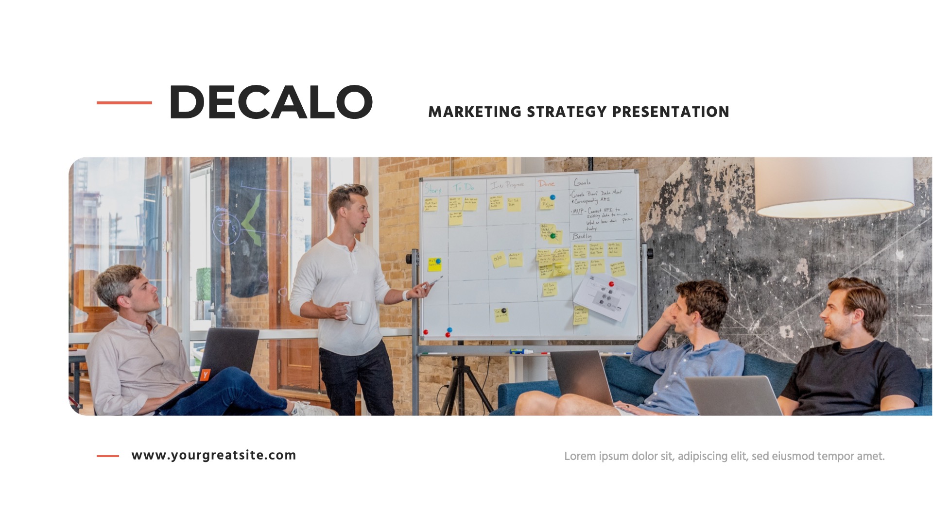 Decalo - Marketing Strategy Presentation Keynote, Presentation Templates