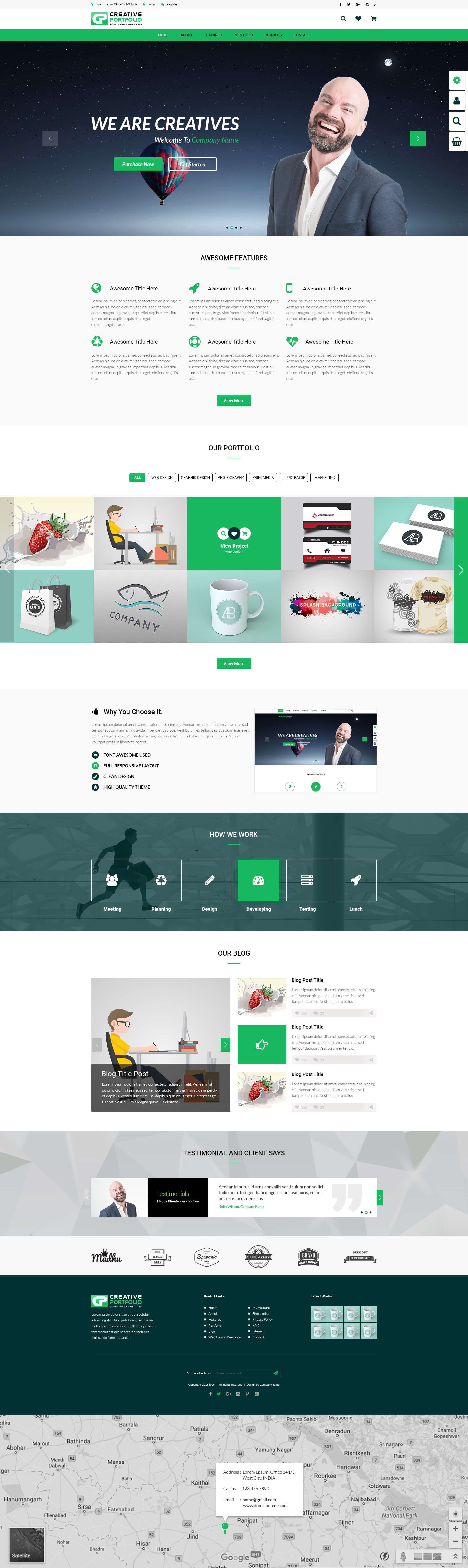 Creative Portfolio HTML Template by TmdStudio | ThemeForest