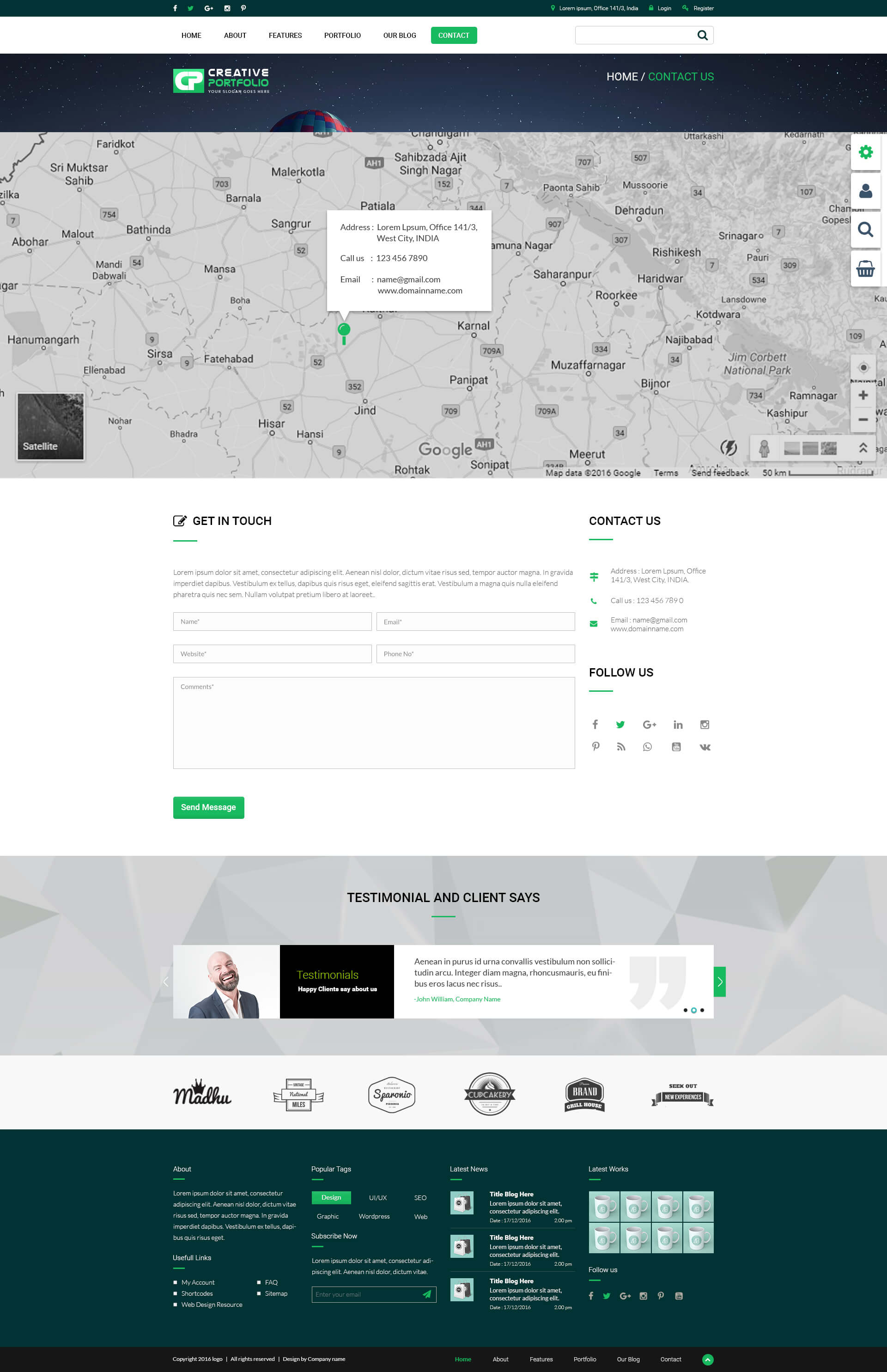 Creative Portfolio HTML Template by TmdStudio | ThemeForest